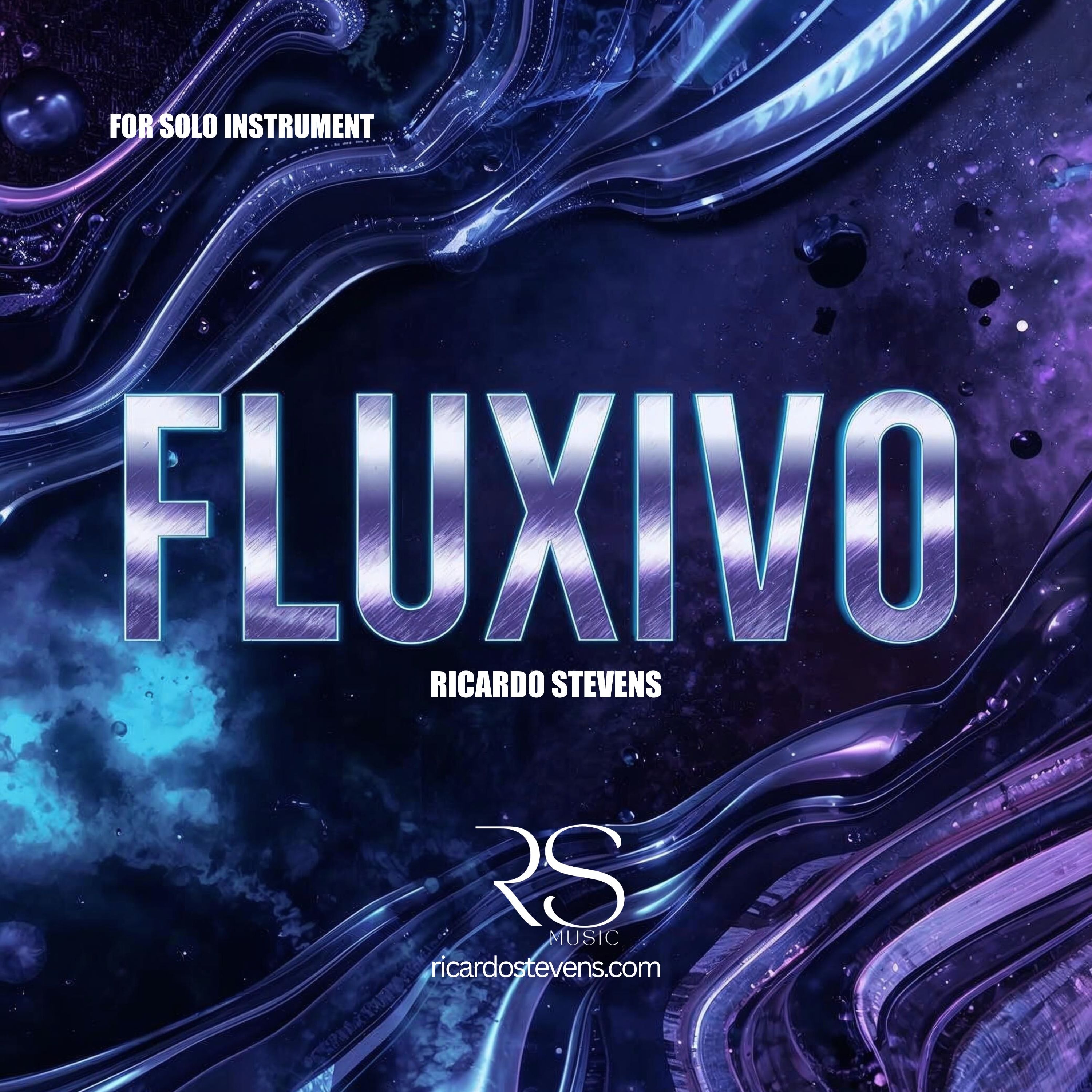 Fluxivo por Ricardo Stevens Partituras para Saxofón Alto solo en Sheet ...