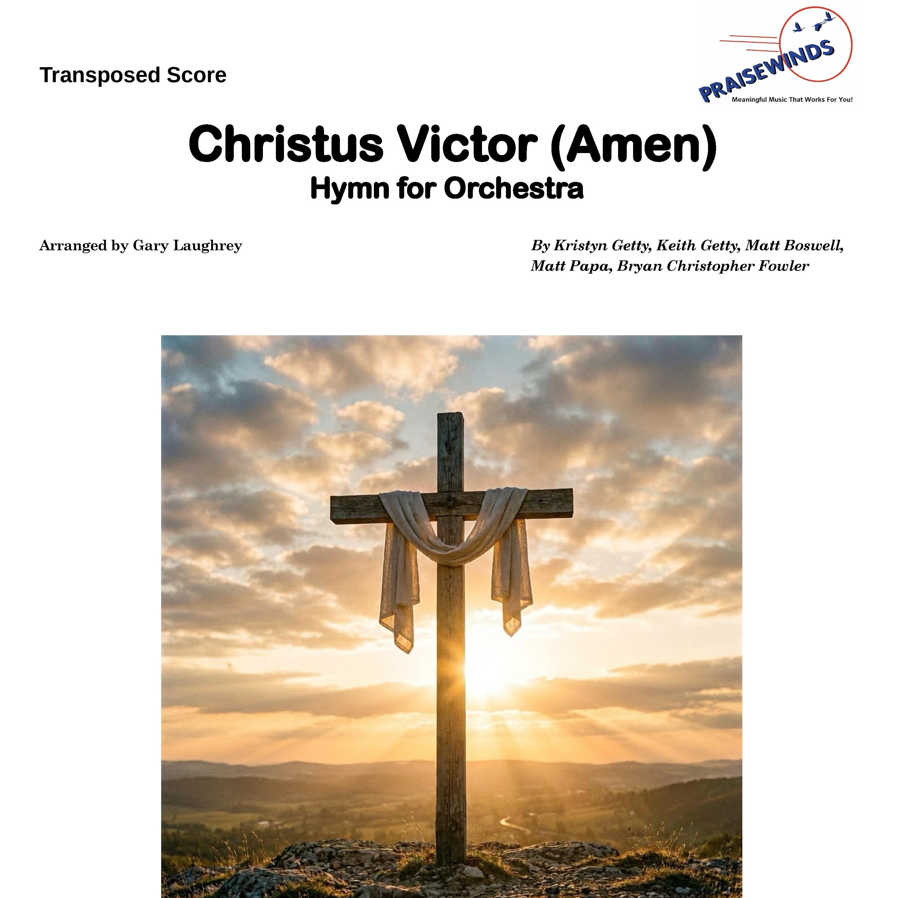 Christus Victor (Amen) (arr. Gary Laughrey) by Keith Getty Sheet Music ...