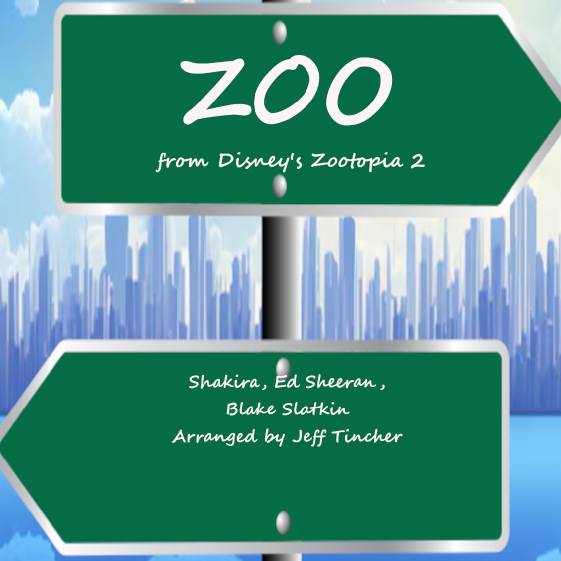 Zoo (arr. Jeff Tincher) by Shakira Sheet Music for Woodwind Ensemble at ...
