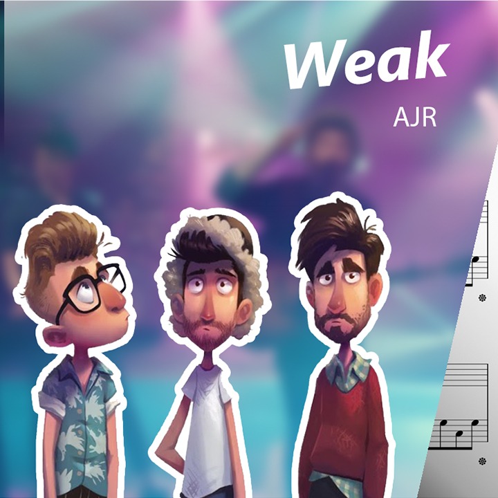 Weak (arr. Digital Scores Collection) by AJR Sheet Music for Piano Solo ...
