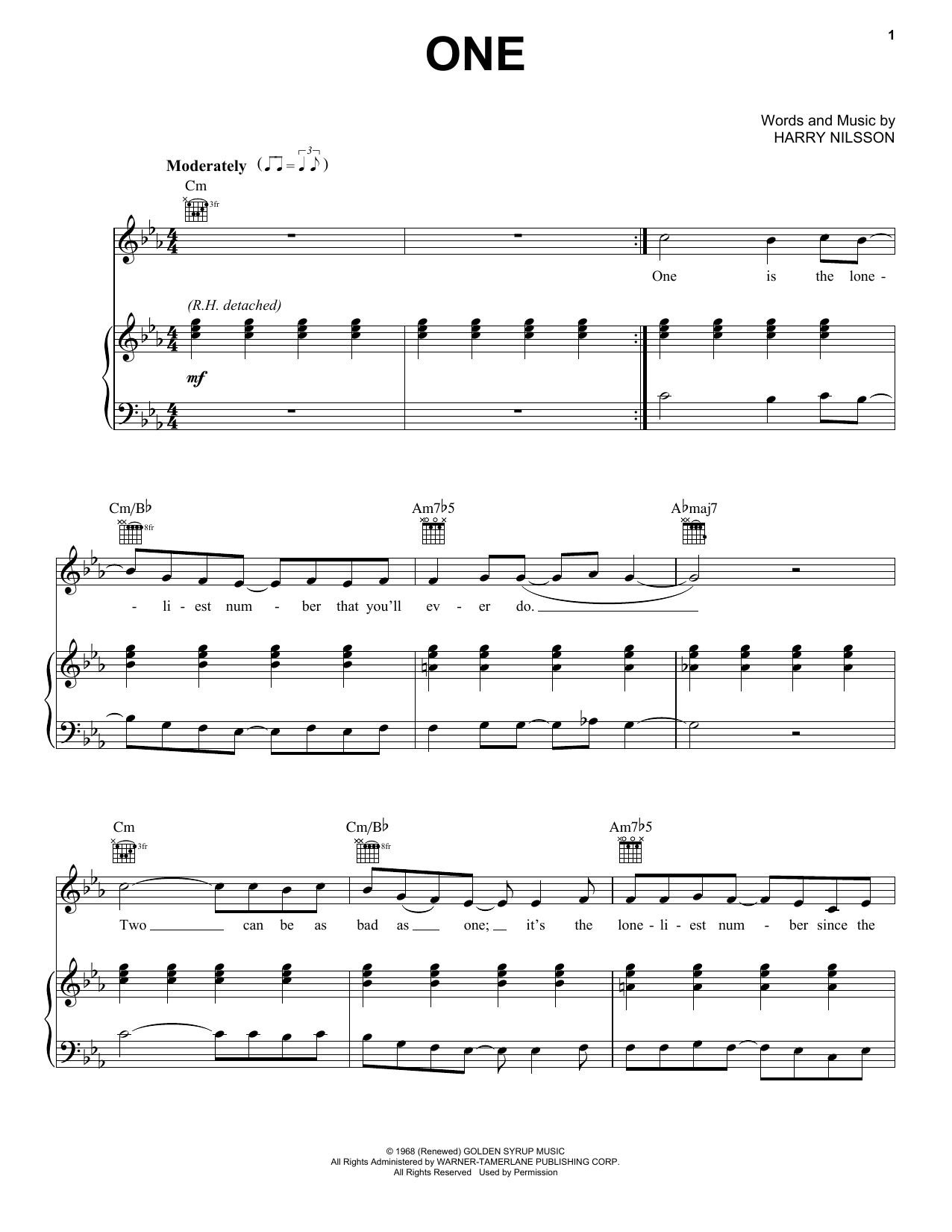 One Sheet Music Direct One Sheet Music Direct