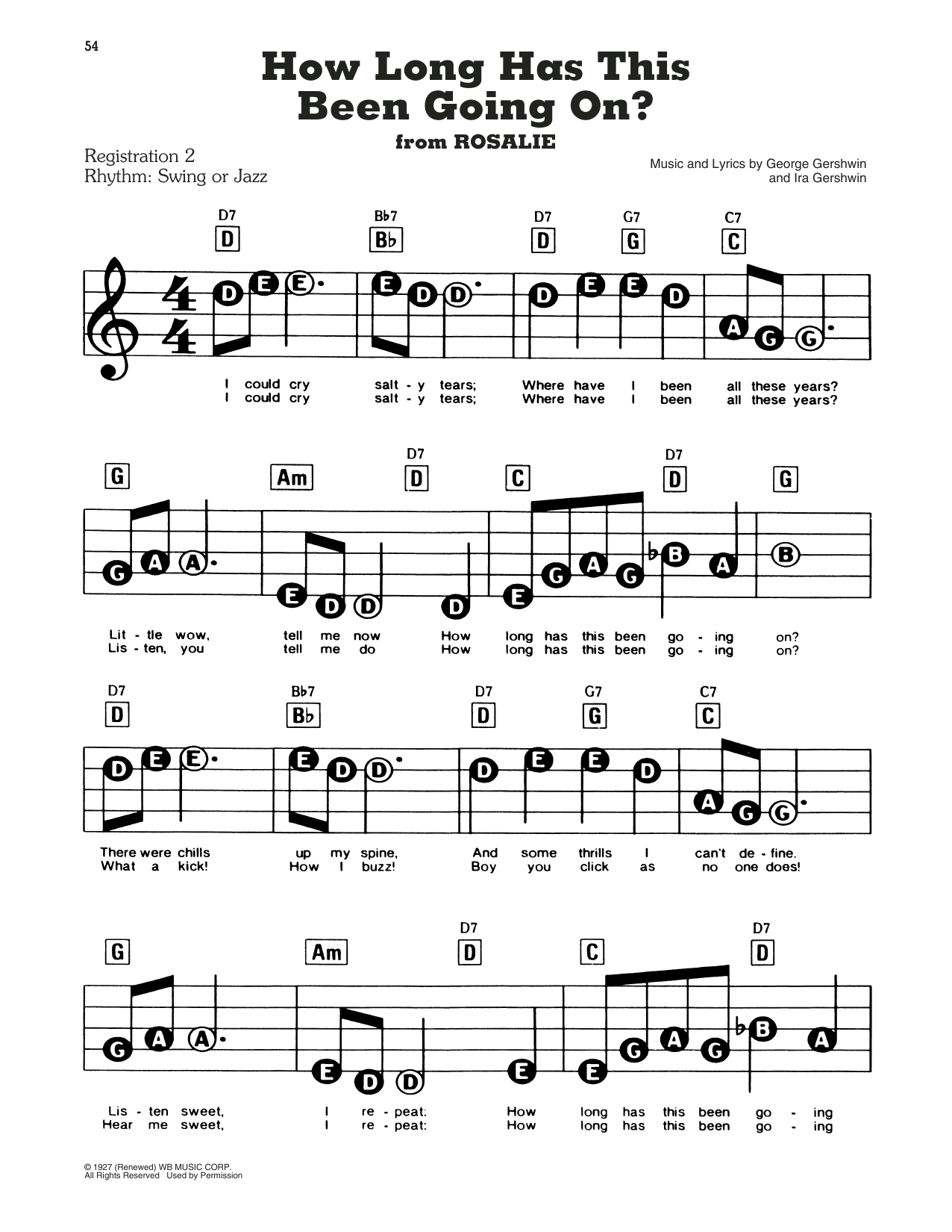How Long Has This Been Going On Sheet Music George Gershwin E Z How Long Has This Been Going On Sheet Music George Gershwin E Z