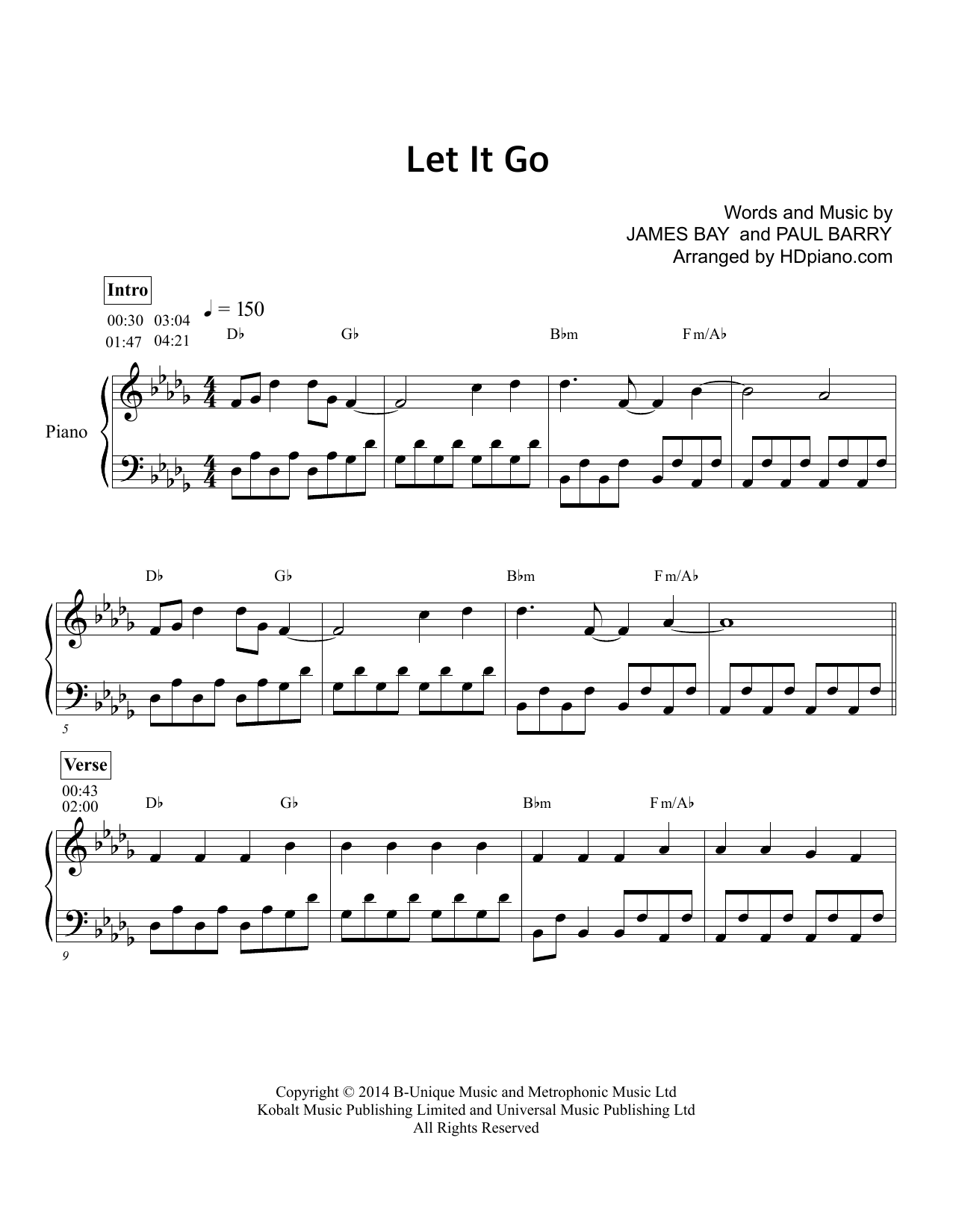 Let It Go By James Bay Easy Guitar Tab Guitar Instructor