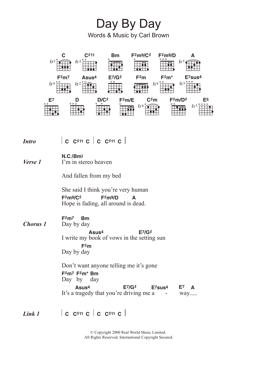 Day By Day By Sizer Barker Guitar Chords Lyrics Guitar Instructor Day By Day By Sizer Barker Guitar Chords Lyrics Guitar Instructor
