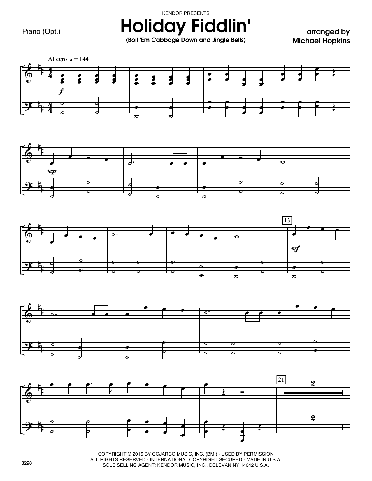 Michael Hopkins - Holiday Fiddlin' (Boil 'Em Cabbage Down and Jingle ...