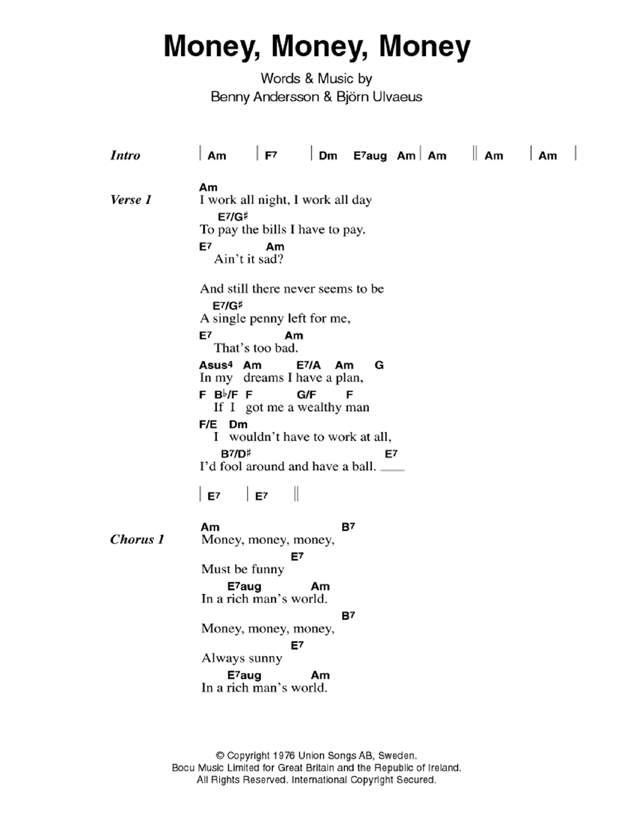 Abba Guitar Chords Abba Happy New Year analysis R musictheory Abba Guitar Chords Abba Happy New Year analysis R musictheory