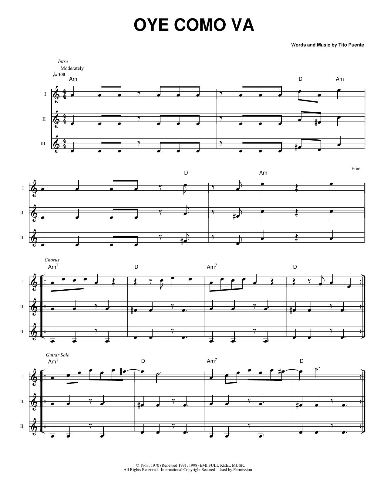 Spanish To English Oye Como Va at Bryan Hanes blog