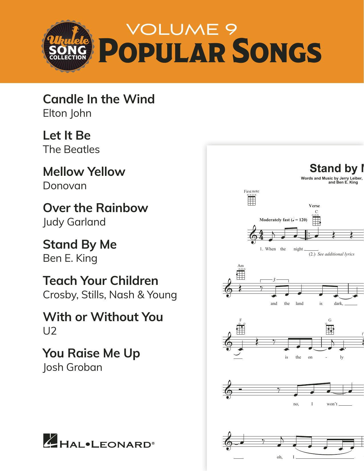 Ukulele Song Collection Volume 9 Popular Songs By Various Sheet Music