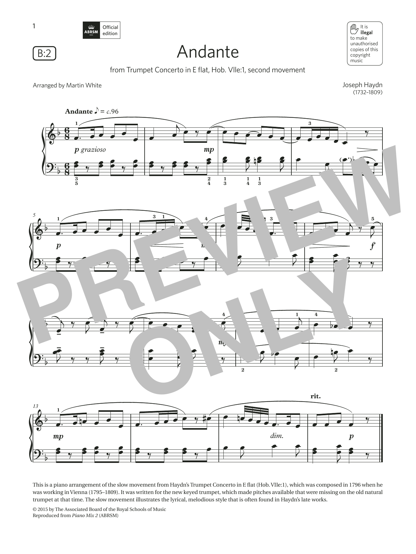 Andante Grade 3 List B2 From The ABRSM Piano Syllabus 2021 2022 Andante Grade 3 List B2 From The ABRSM Piano Syllabus 2021 2022