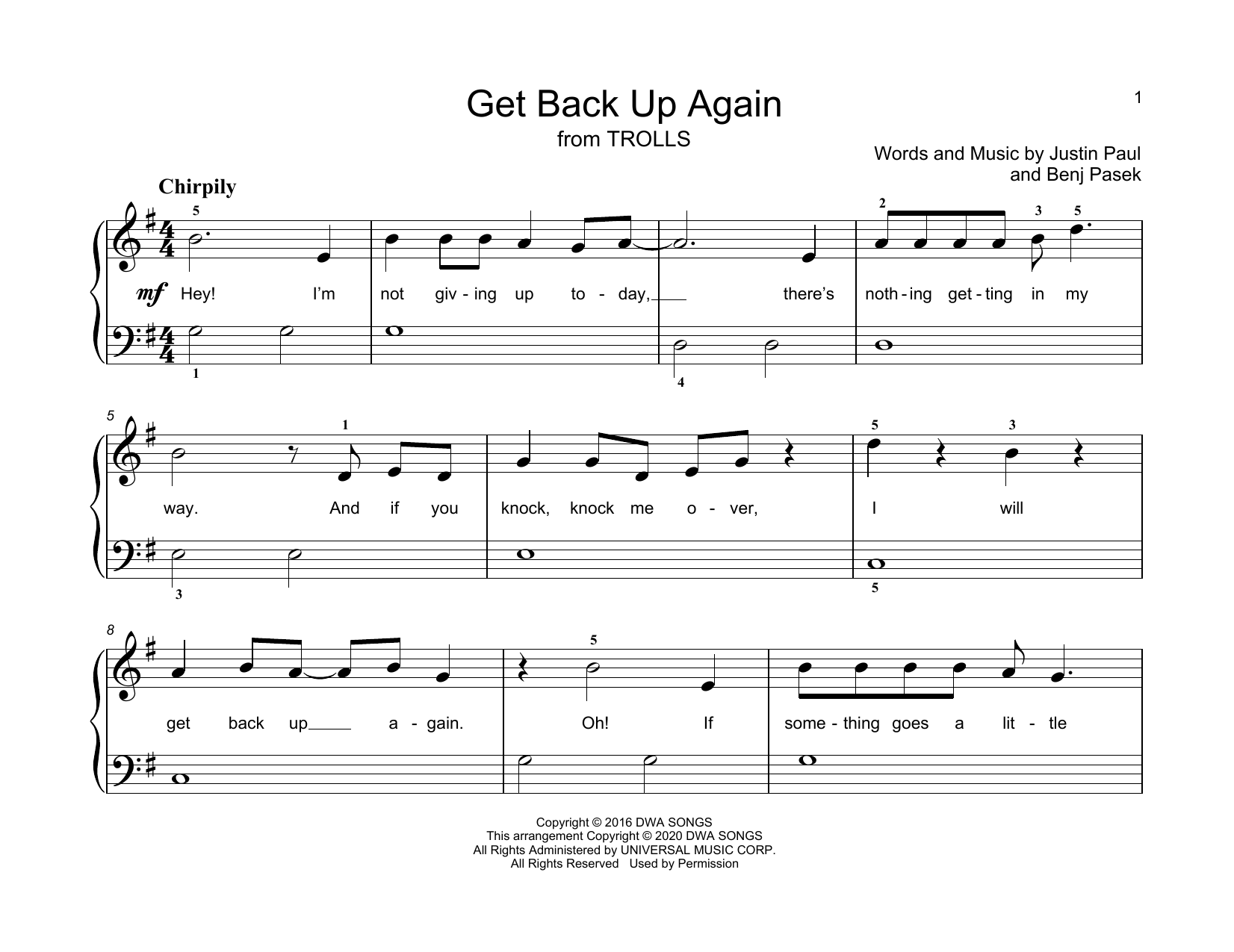 Get Back Up Again Piano Sheet Music Bidmaha Get Back Up Again Piano Sheet Music Bidmaha