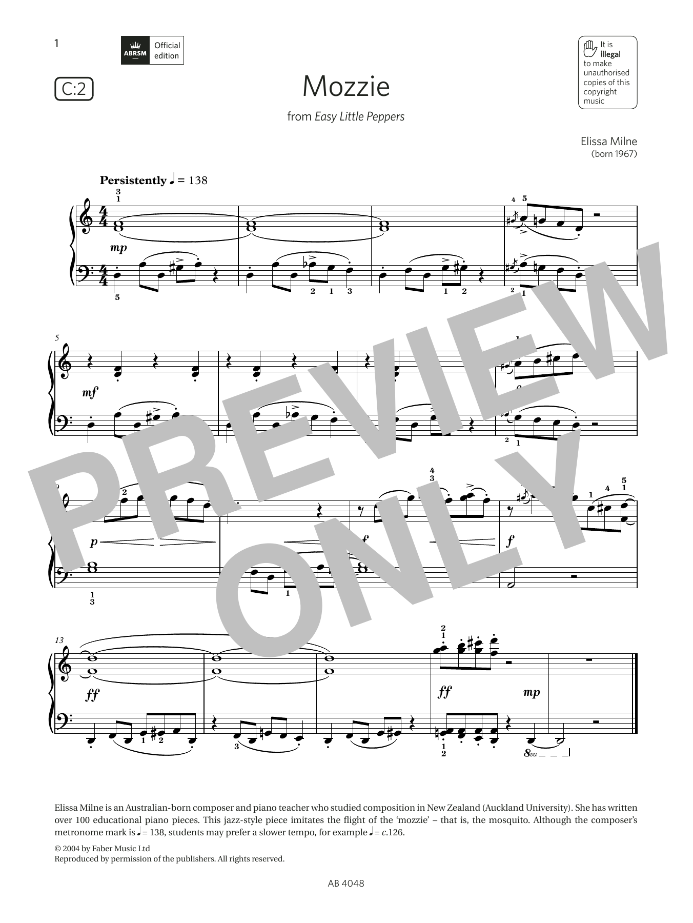 Mozzie Grade 2 List C2 From The ABRSM Piano Syllabus 2023 2024 Mozzie Grade 2 List C2 From The ABRSM Piano Syllabus 2023 2024