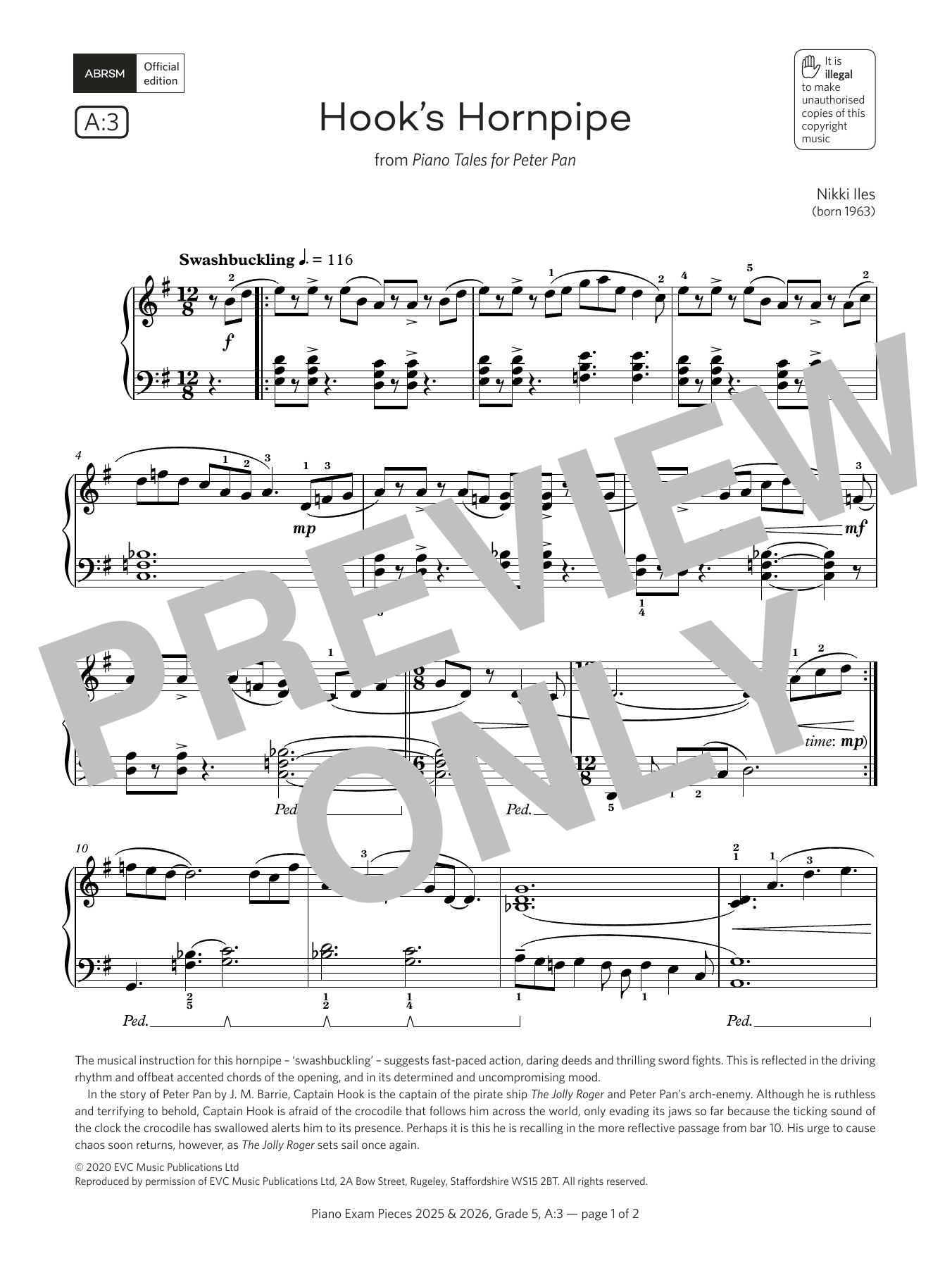 Hook s Hornpipe Grade 5 List A3 From The ABRSM Piano Syllabus 2025