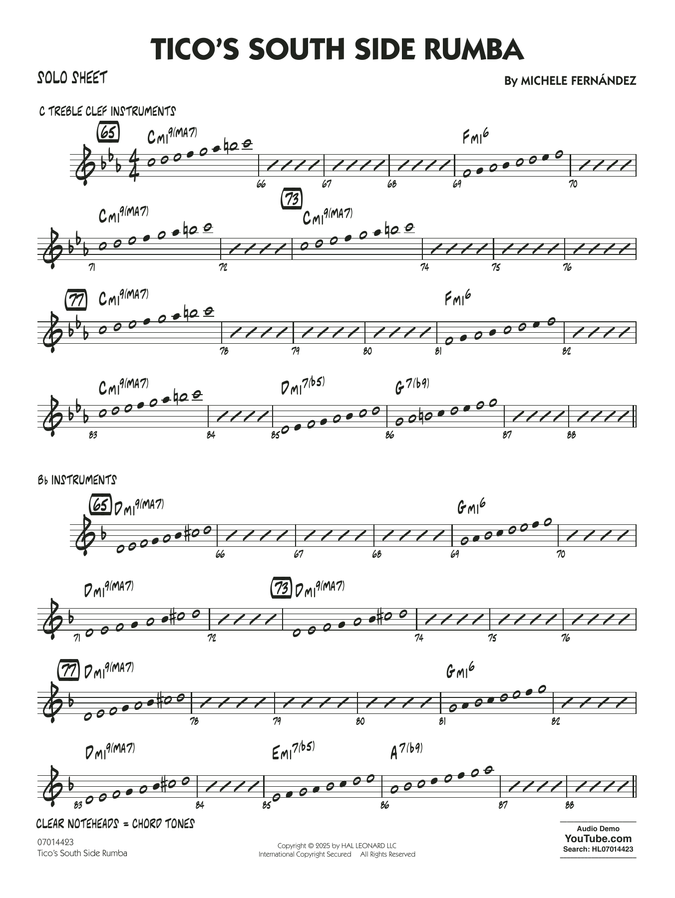 Tico's South Side Rumba - Solo Sheet by Michele Fernández Sheet Music ...