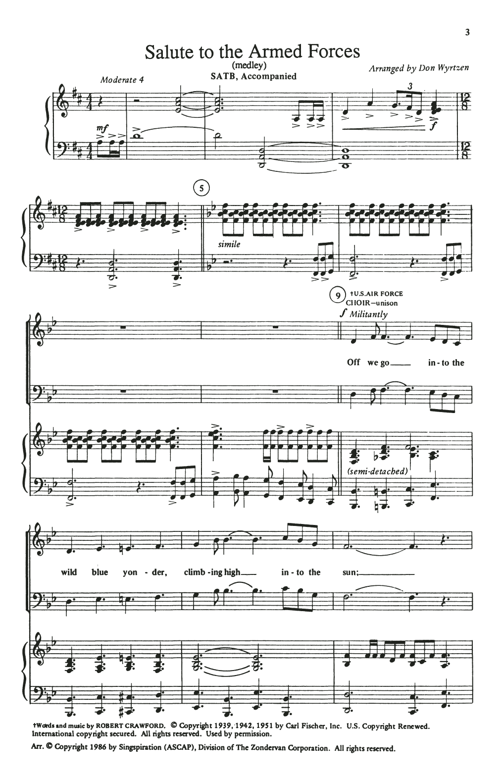 Salute To The Armed Forces by Don Wyrtzen and Phil and Lynne Brower ...