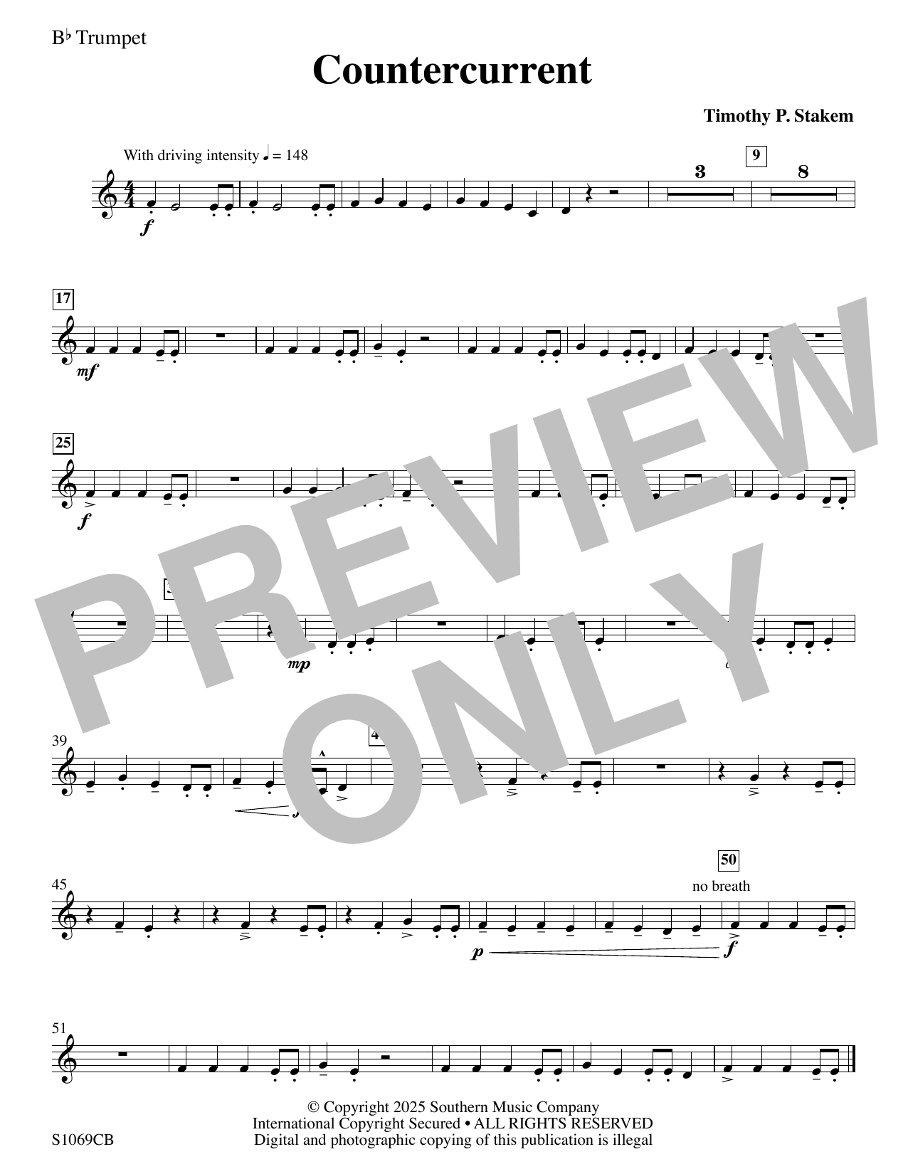 Countercurrent - Clarinet 2 por Timothy P. Stakem Partituras para Banda ...