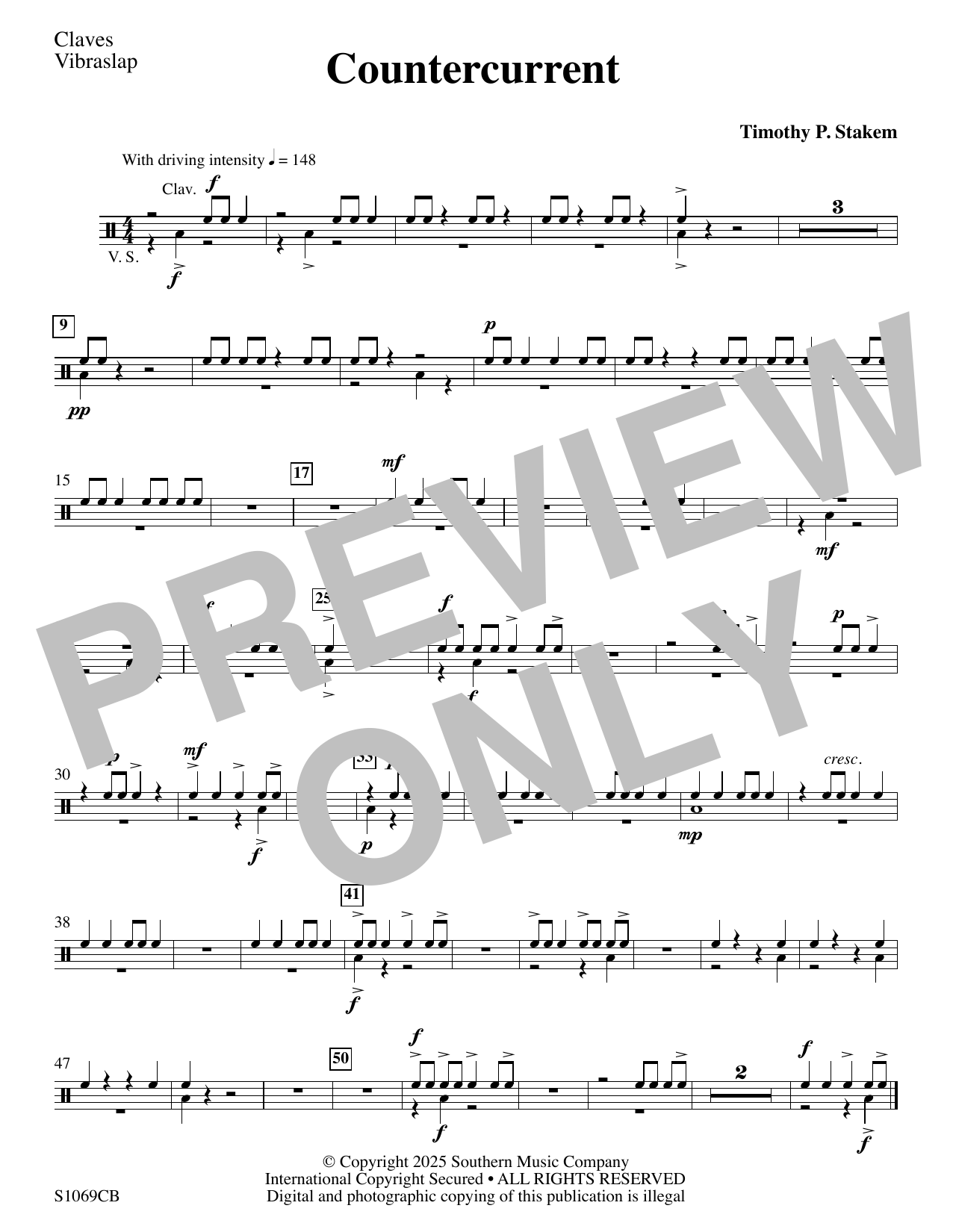 Countercurrent - Baritone Saxophone by Timothy P. Stakem Sheet Music ...