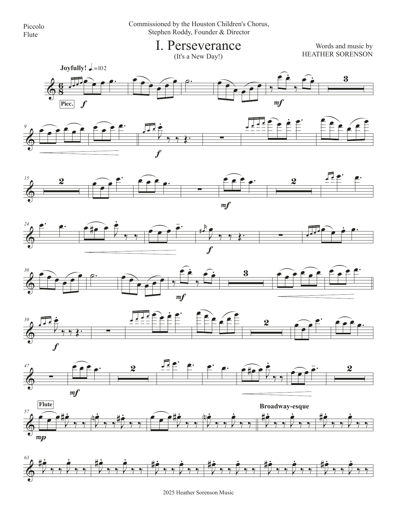 Lessons Learned from Kids - Piccolo/Flute by Heather Sorenson Sheet ...