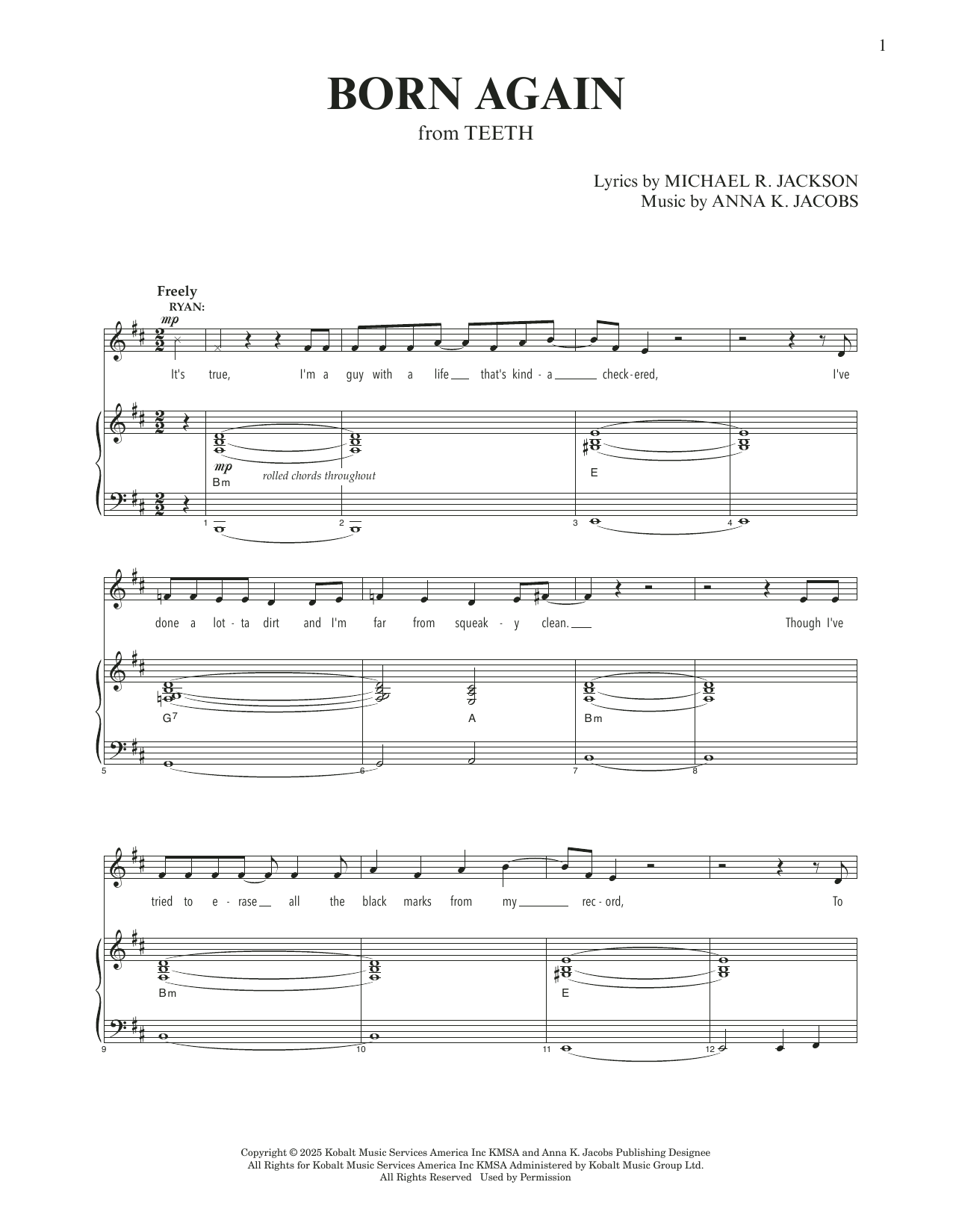 Born Again (from Teeth) par Anna K. Jacobs and Michael R. Jackson ...