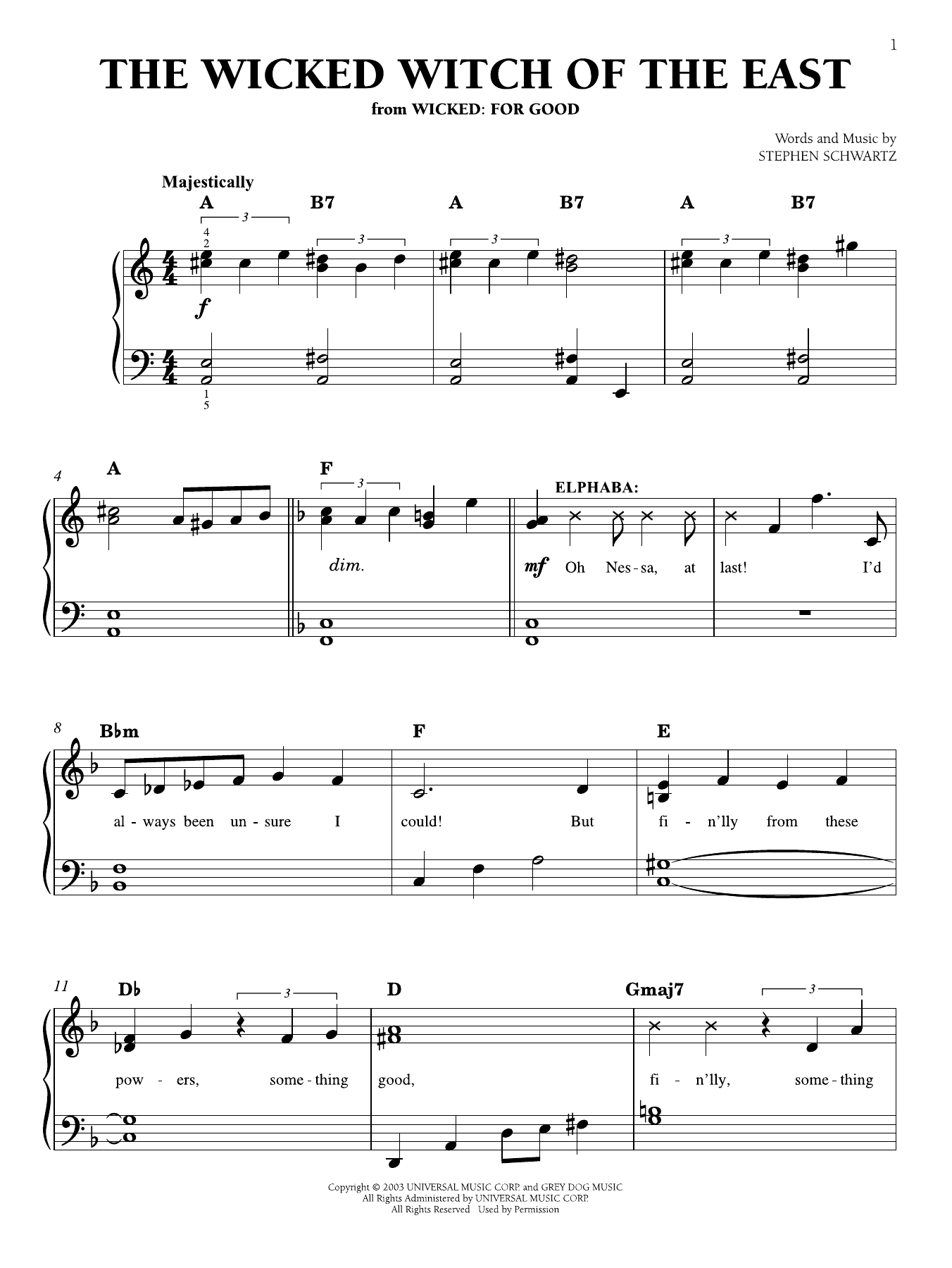 The Wicked Witch Of The East (from Wicked: For Good) by Stephen ...