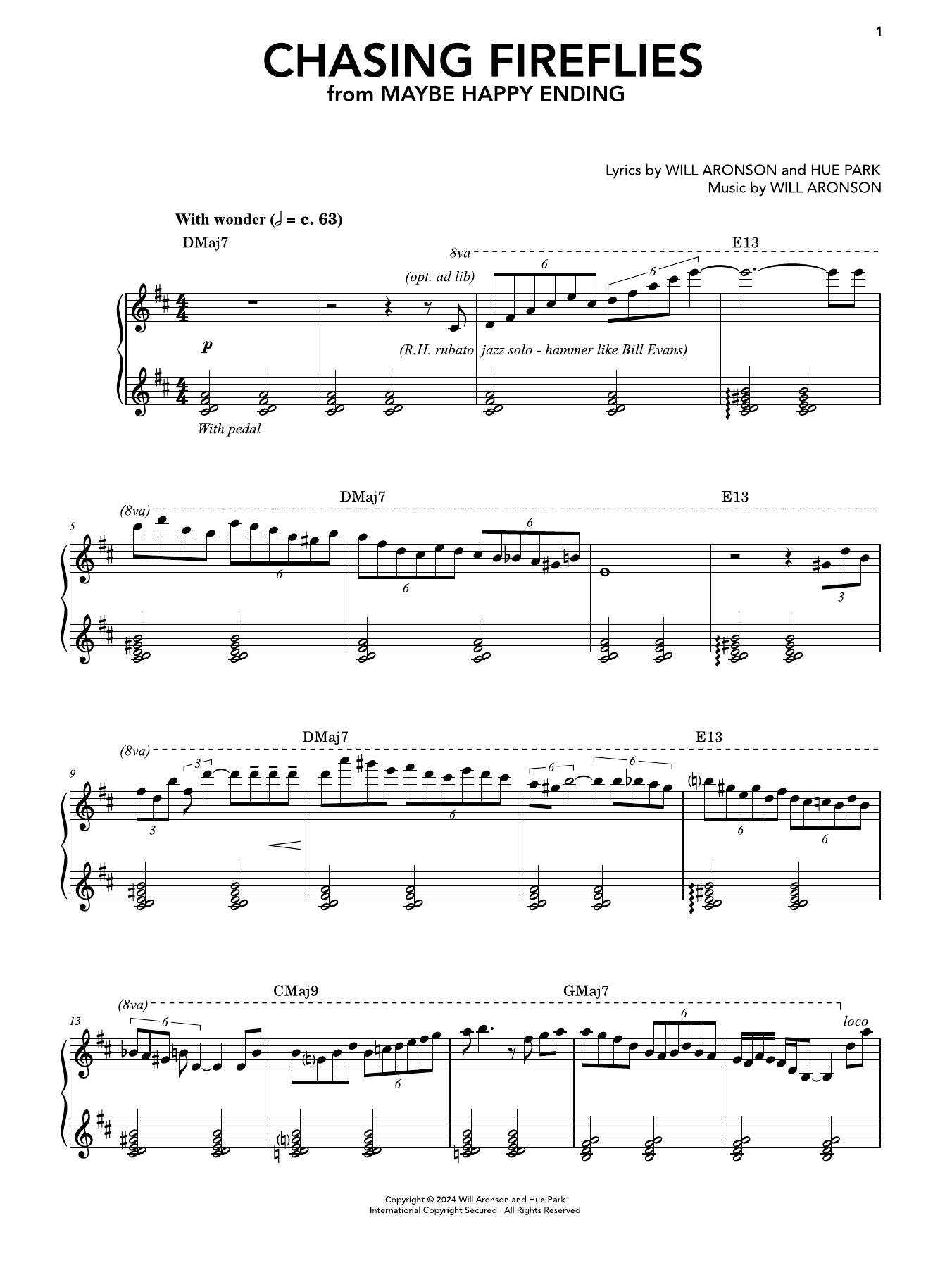 Chasing Fireflies (from Maybe Happy Ending) by Hue Park & Will Aronson ...