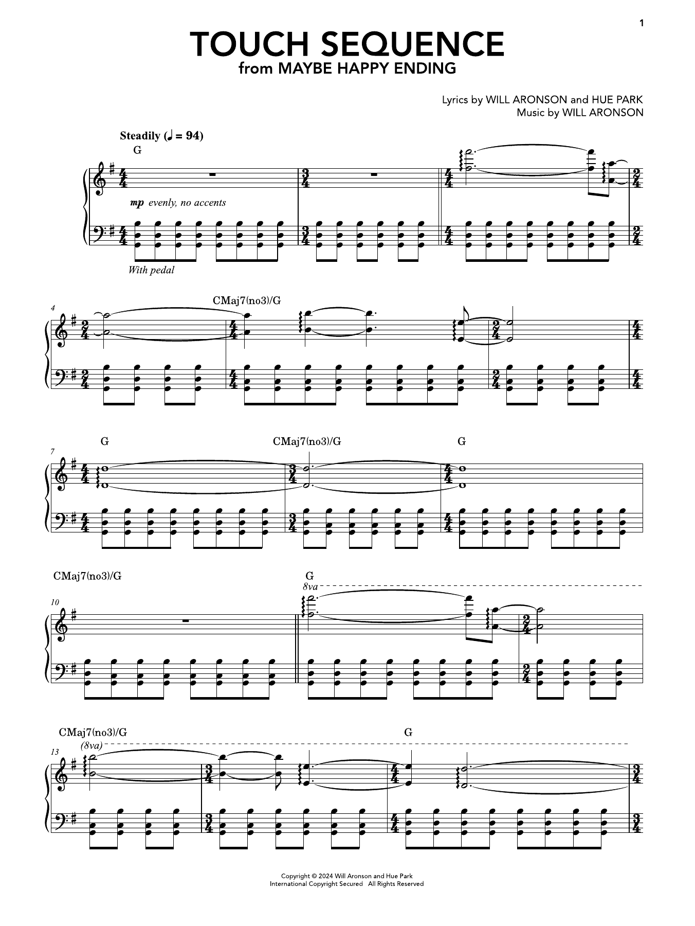 Touch Sequence (from Maybe Happy Ending) by Hue Park & Will Aronson ...