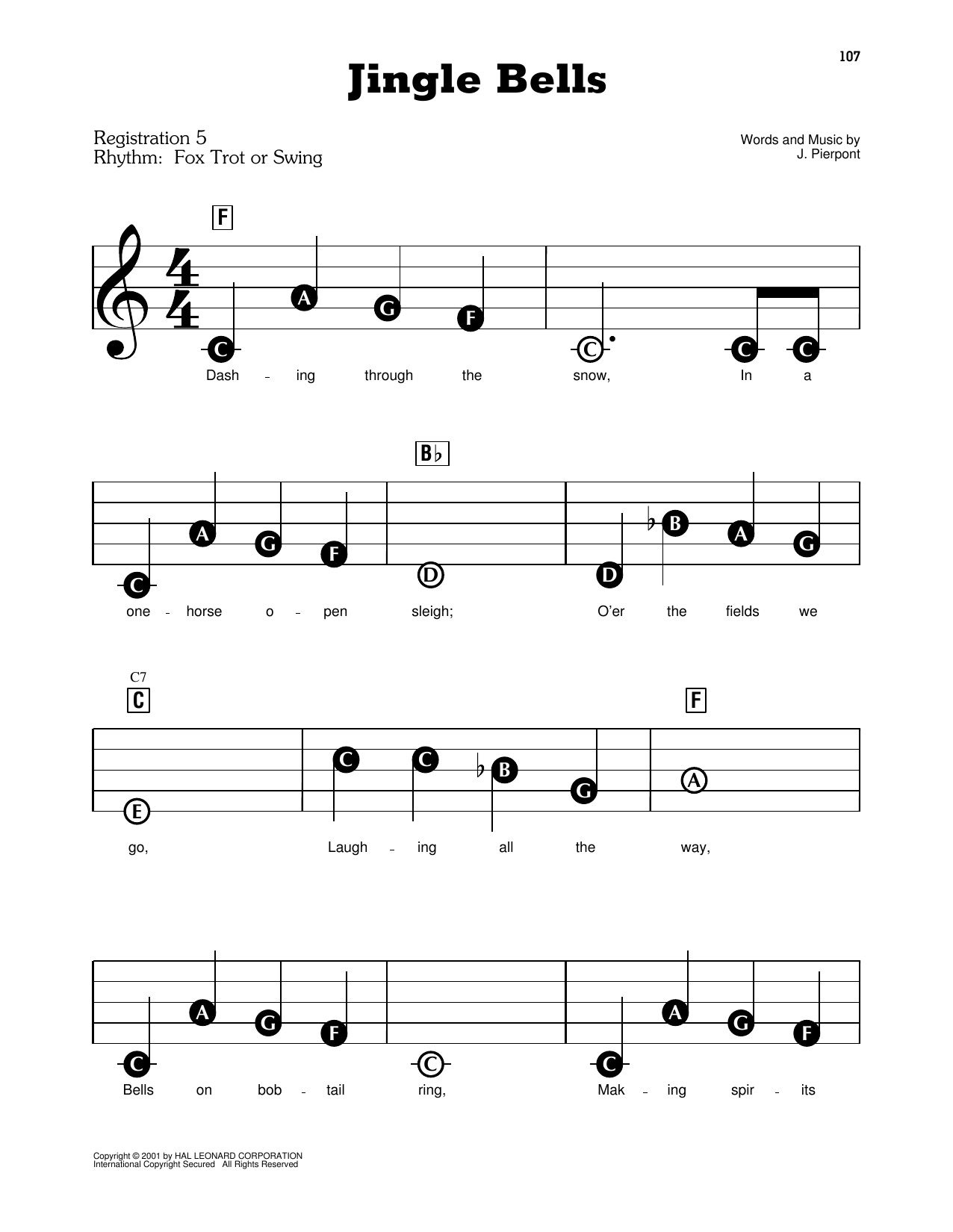 Jingle Bells Sheet Music J Pierpont E Z Play Today Jingle Bells Sheet Music J Pierpont E Z Play Today