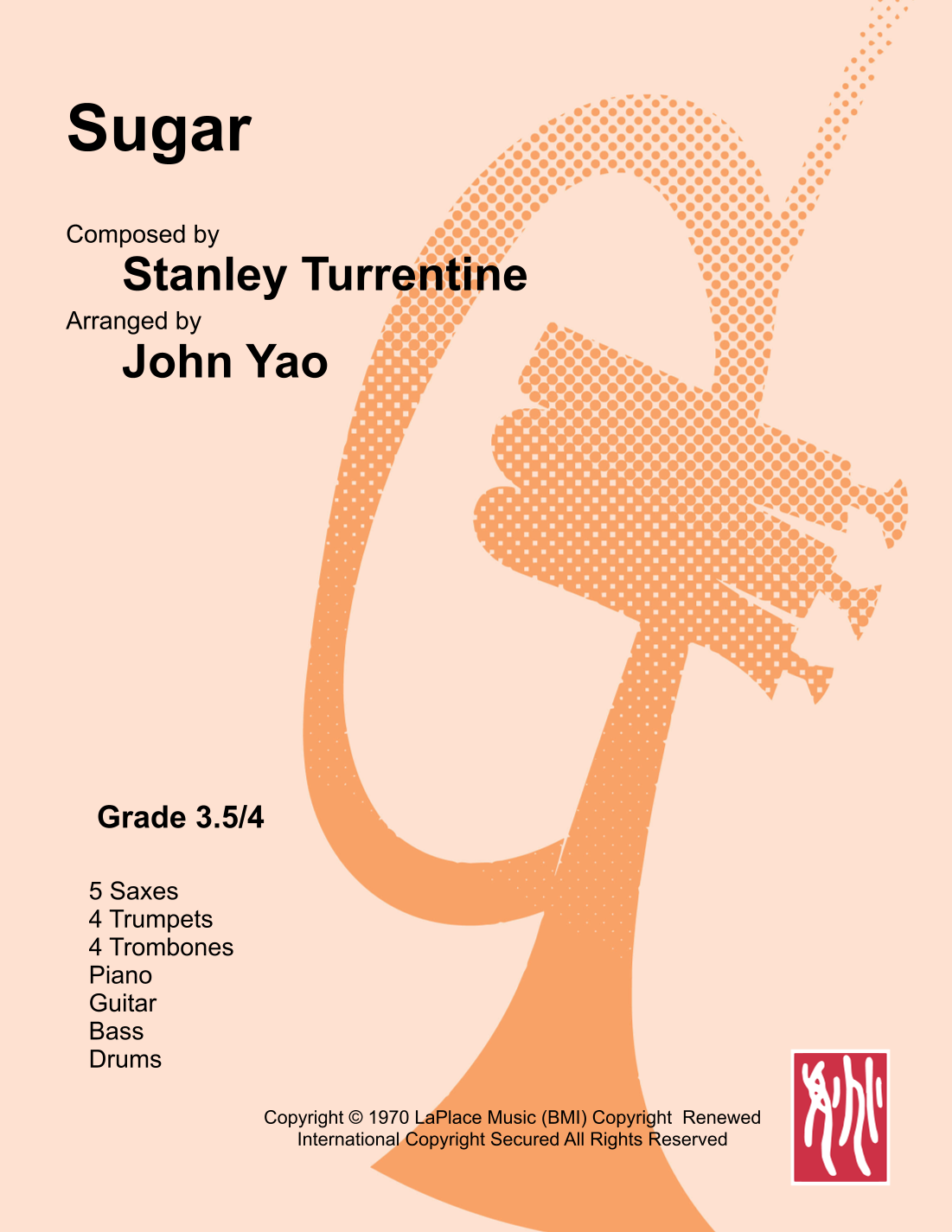 Sugar (arr. John Yao) by Stanley Turrentine Sheet Music for Jazz ...