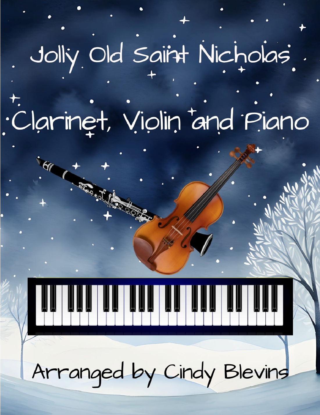 Jolly Old Saint Nicholas, for Clarinet, Violin and Piano (arr. Cindy ...