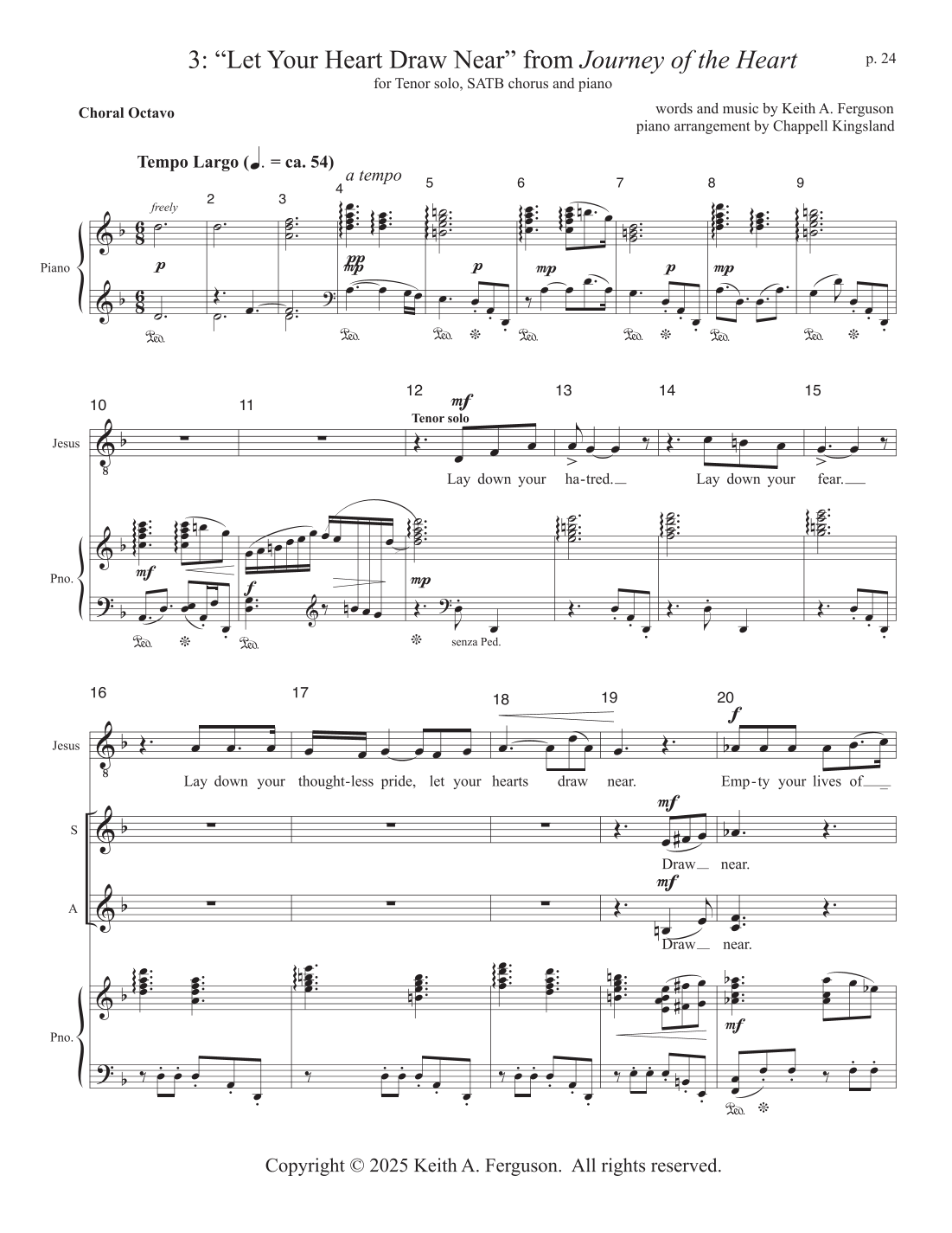 Journey of the Heart - Movement 3 Let Your Heart Draw Near - Choral ...