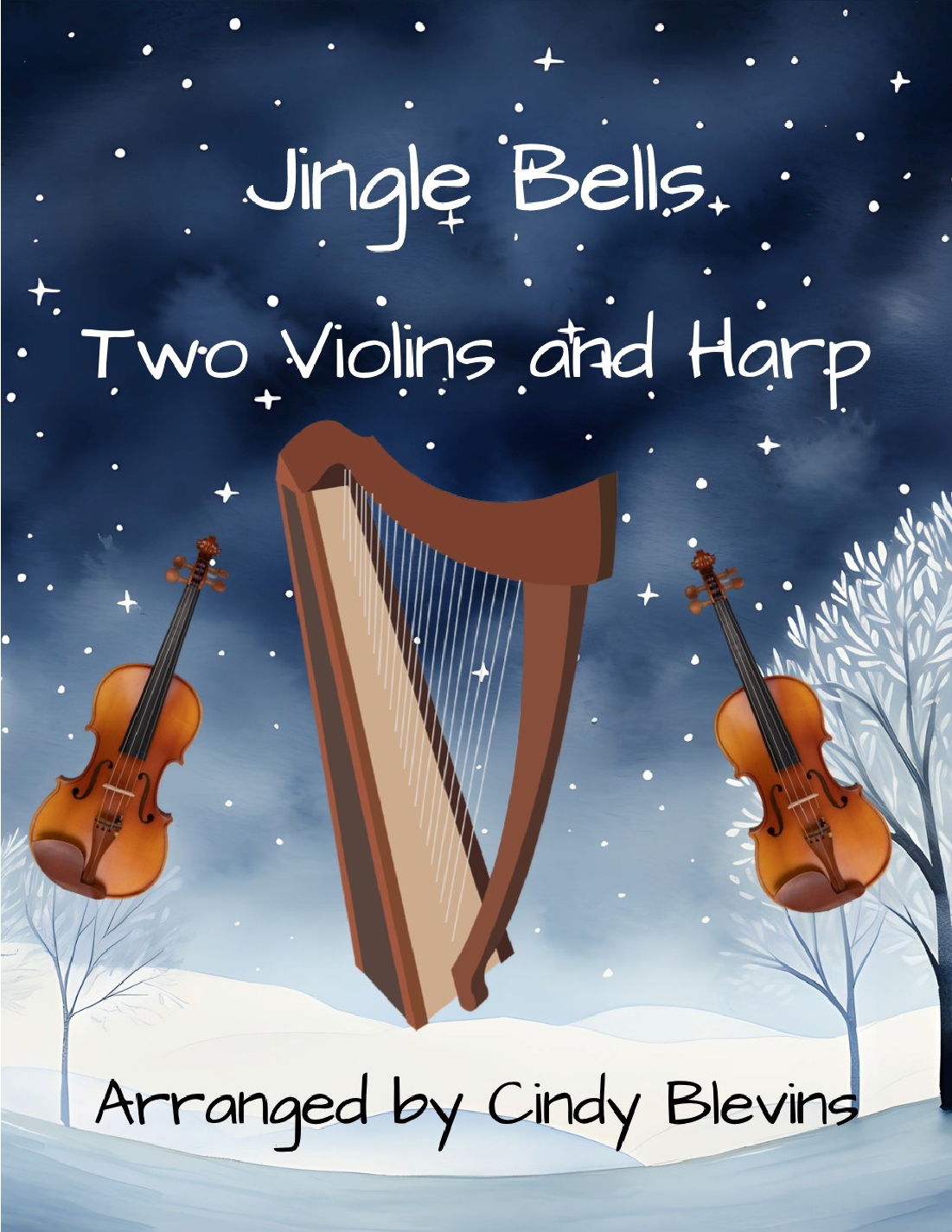 Jingle Bells, for Two Violins and Harp (arr. Cindy Blevins) by James ...