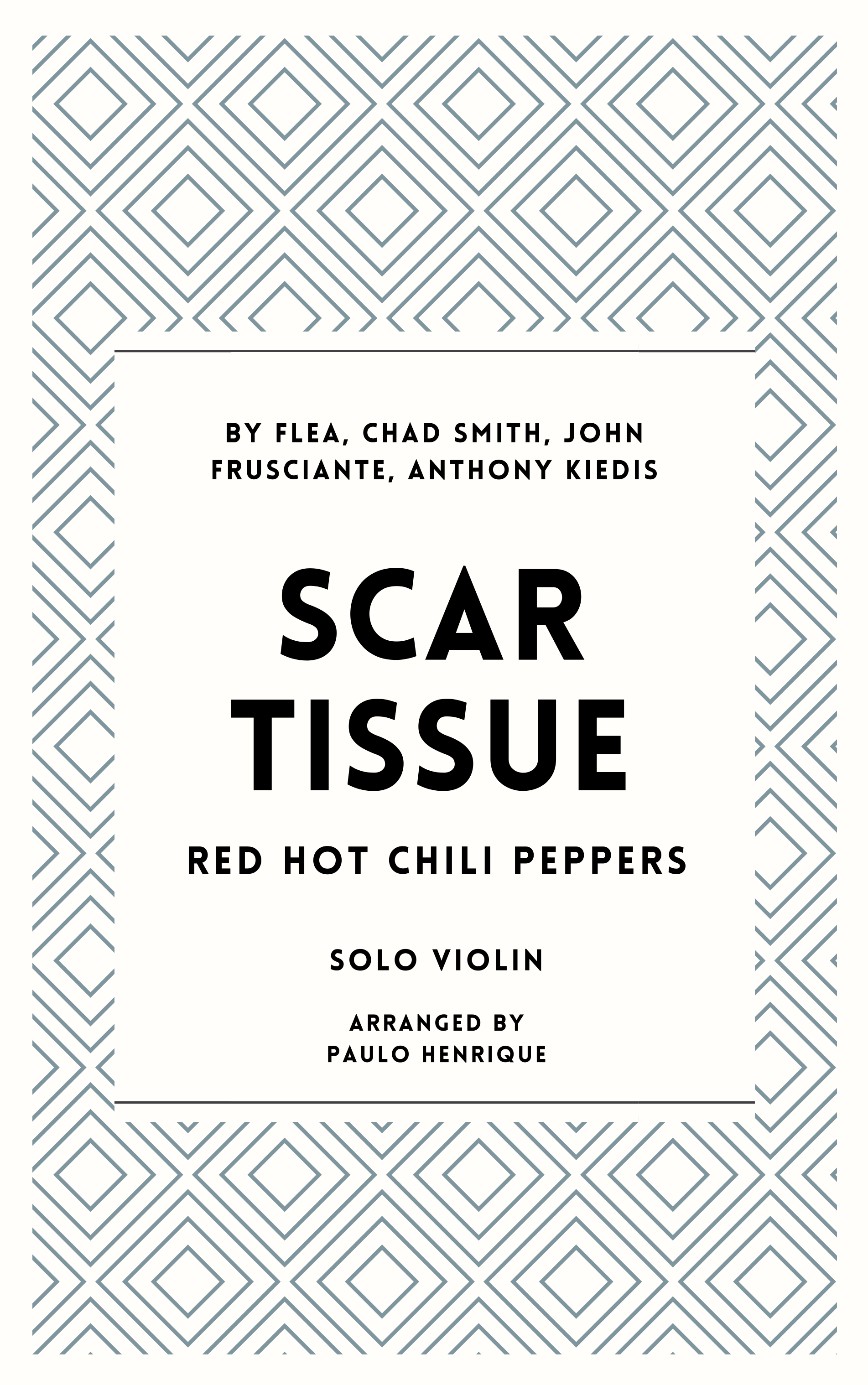Scar Tissue by Red Hot Chili Peppers Sheet Music for Violin Solo at ...