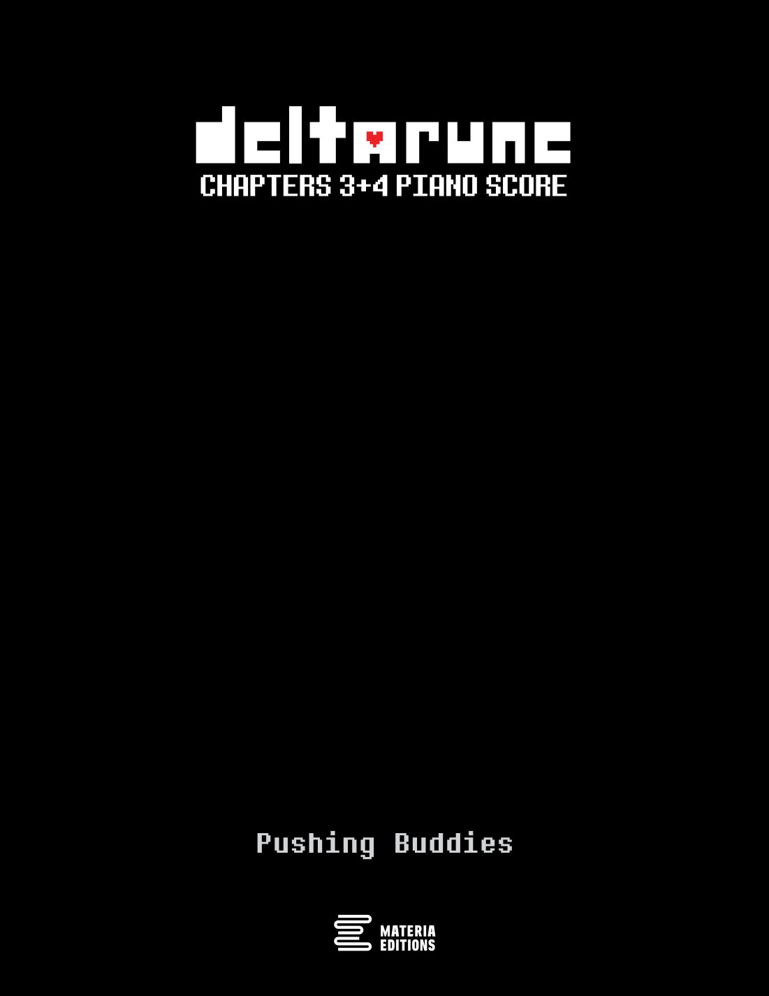 Pushing Buddies by Toby Fox Sheet Music for Piano Solo at Sheet Music ...