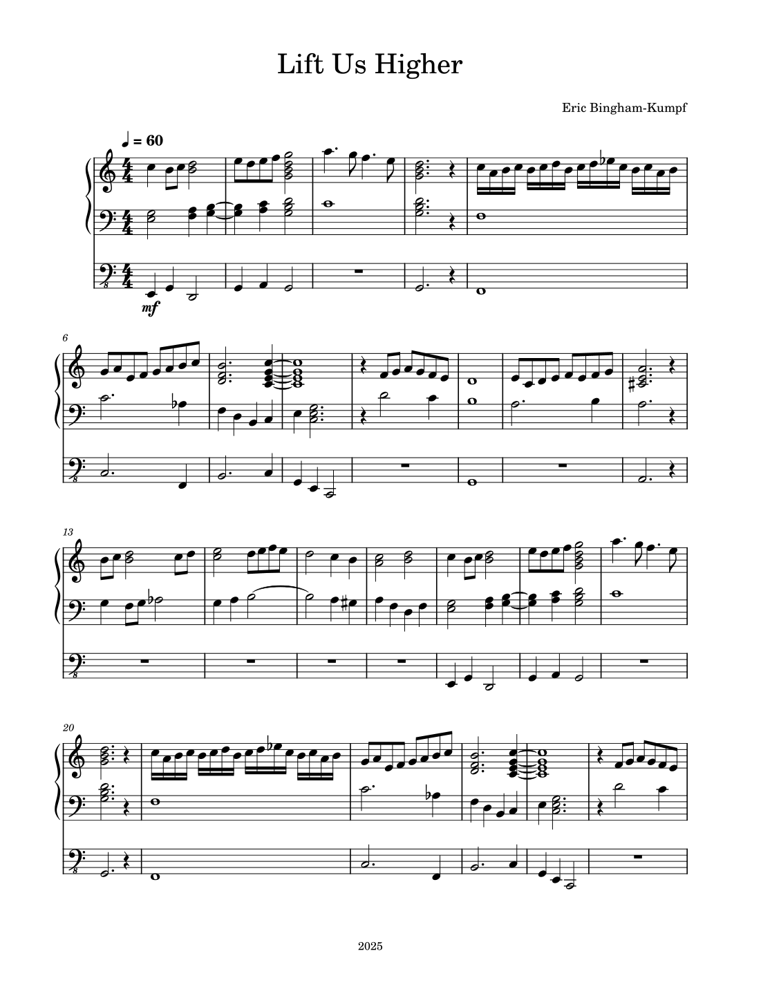 Lift Us Higher by Eric Bingham-Kumpf Sheet Music for Organ at Sheet ...