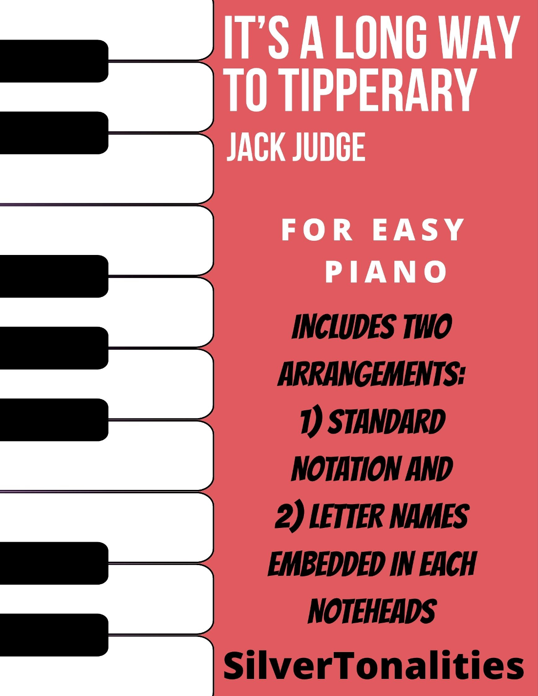 It's a Long Way to Tipperary Easy Piano Sheet Music Combo (arr. Silver ...