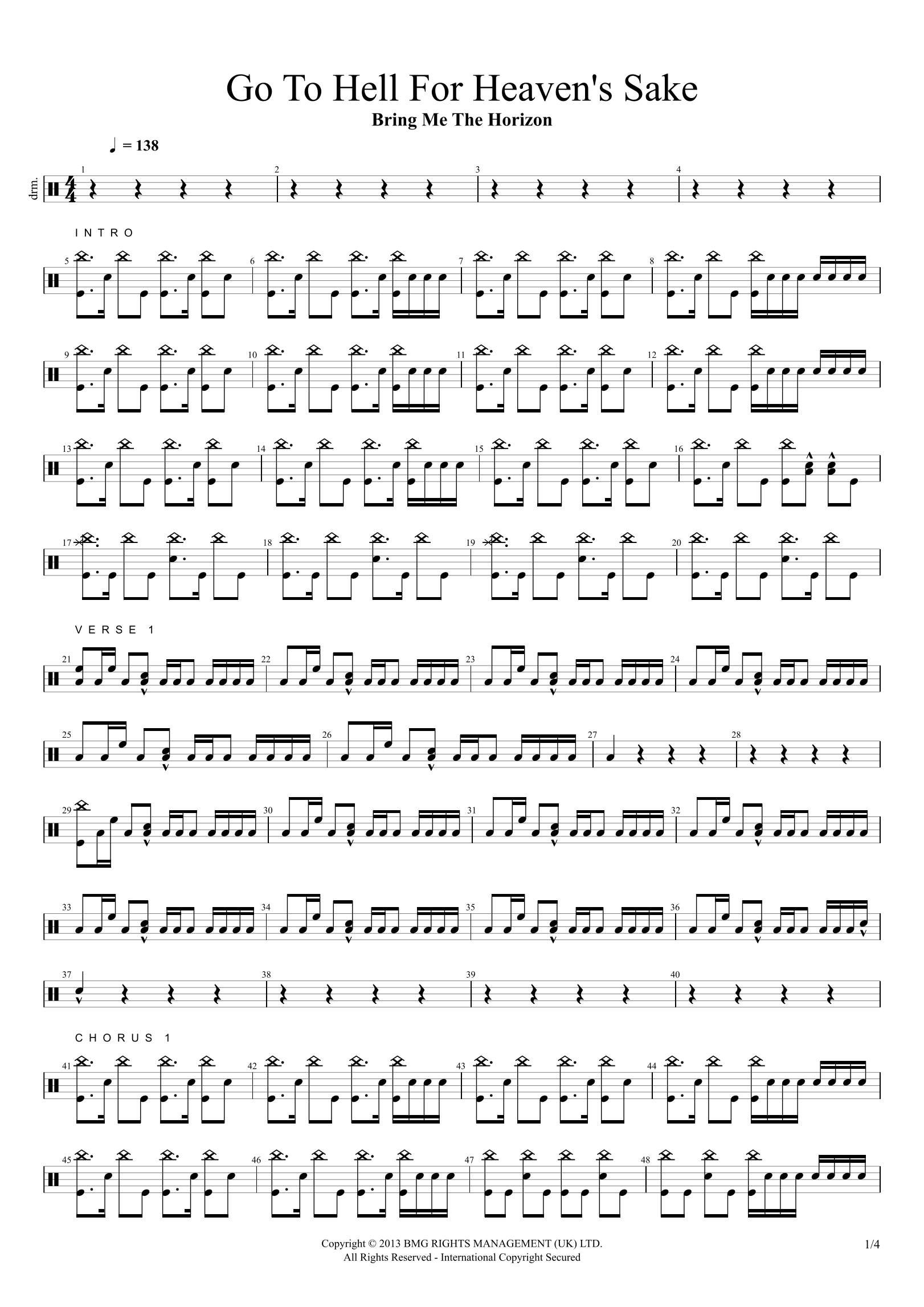 Go To Hell For Heavens Sake arr Cyril Mayer By Bring Me The Horizon Go To Hell For Heavens Sake arr Cyril Mayer By Bring Me The Horizon