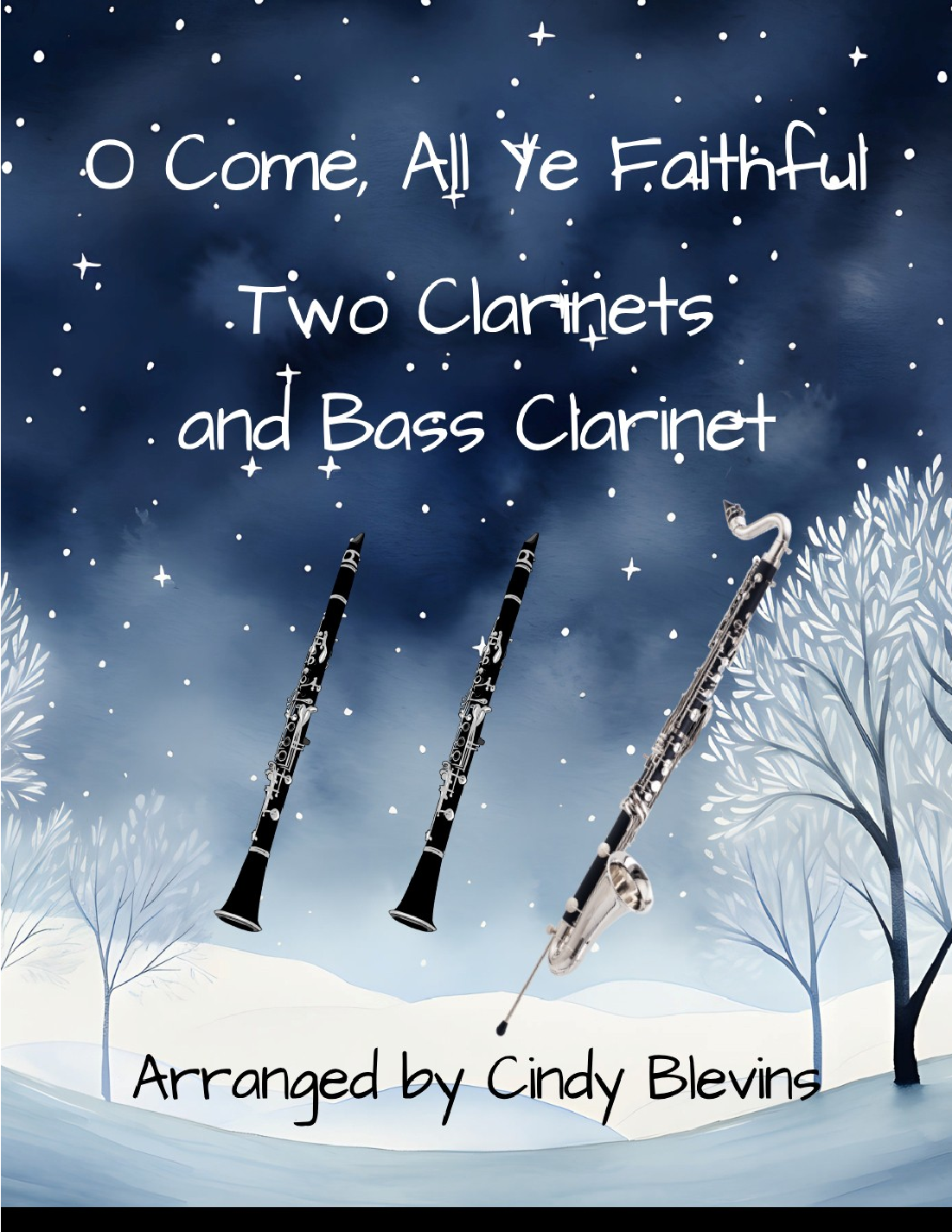 O Come, All Ye Faithful, for Two Clarinets and Bass Clarinet (arr ...