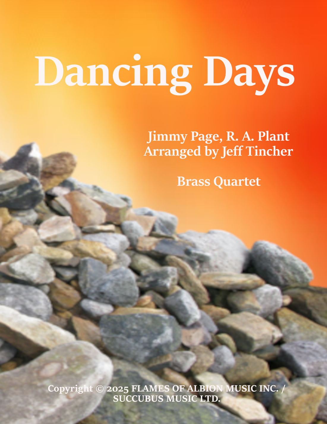 Dancing Days (arr. Jeff Tincher) by Jimmy Page Sheet Music for Brass ...