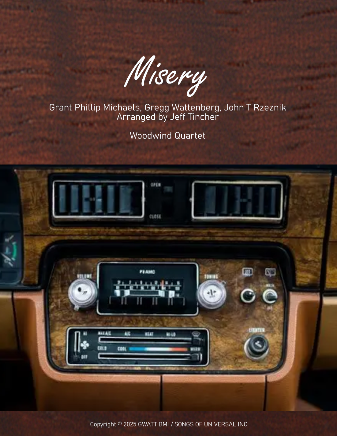 Misery (arr. Jeff Tincher) by The Goo Goo Dolls Sheet Music for ...
