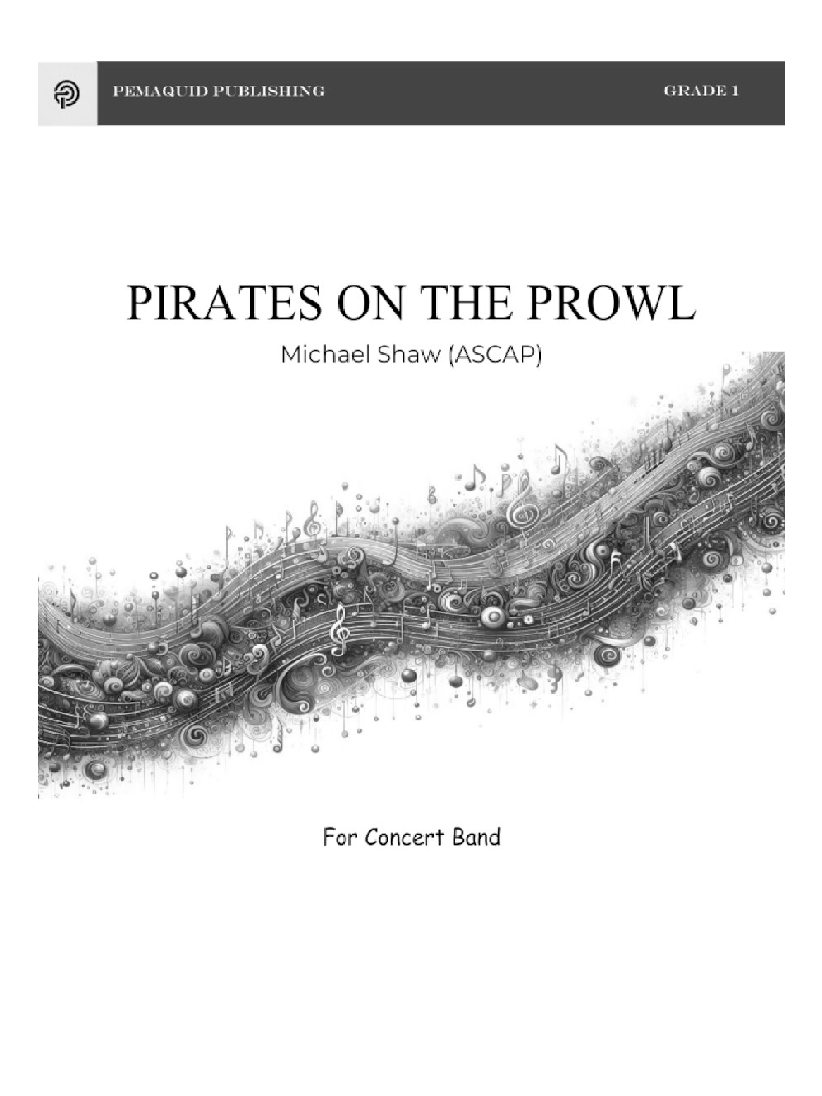 Pirates on the Prowl by Michael Shaw Sheet Music for Concert Band at ...