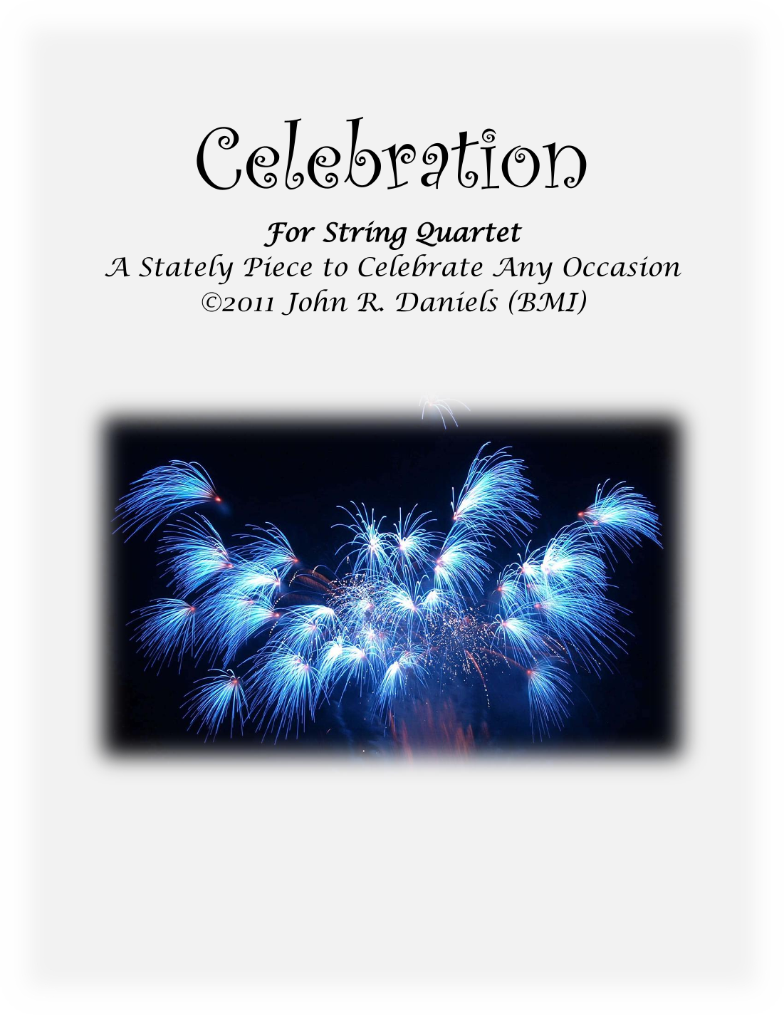 Celebration - For String Quartet por John R. Daniels Partituras para ...