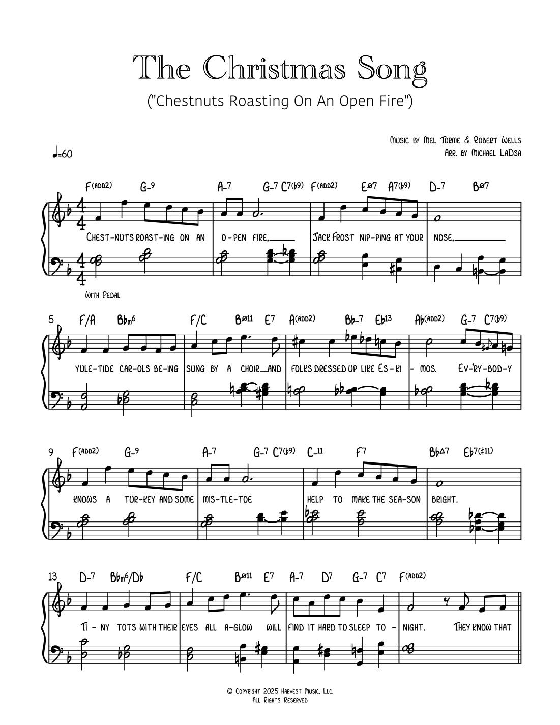The Christmas Song (Chestnuts Roasting On An Open Fire) (arr. Michael ...
