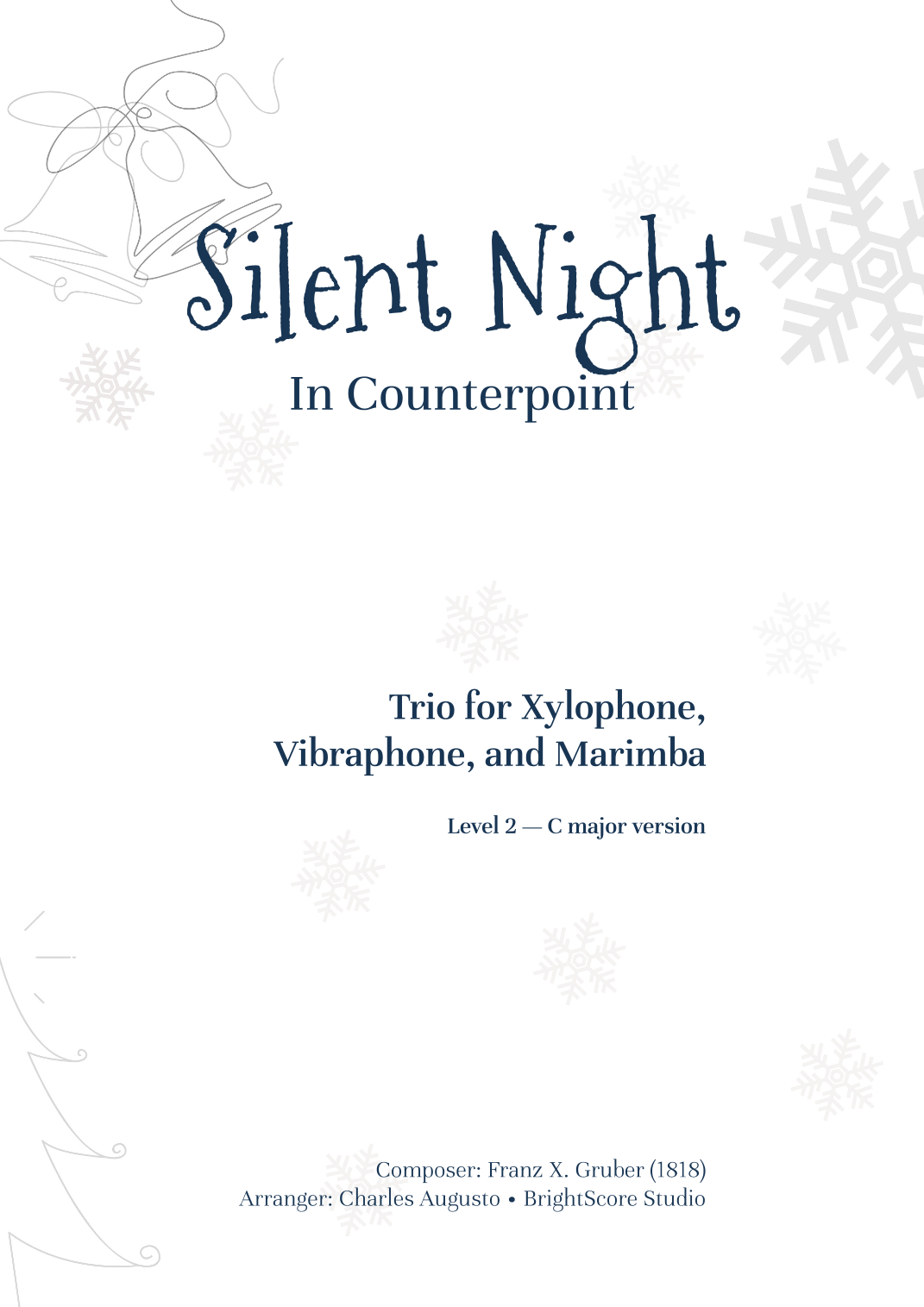 Silent Night — In Counterpoint (Trio for Xylophone, Vibraphone, and ...