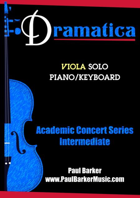 Dramatica [Viola & Piano] Sheet Music | Paul Barker Music | Viola and Piano