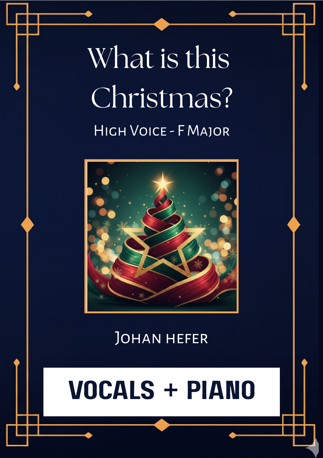 What Is This Christmas? (High) – Reflective Carol for Solo Voice and ...
