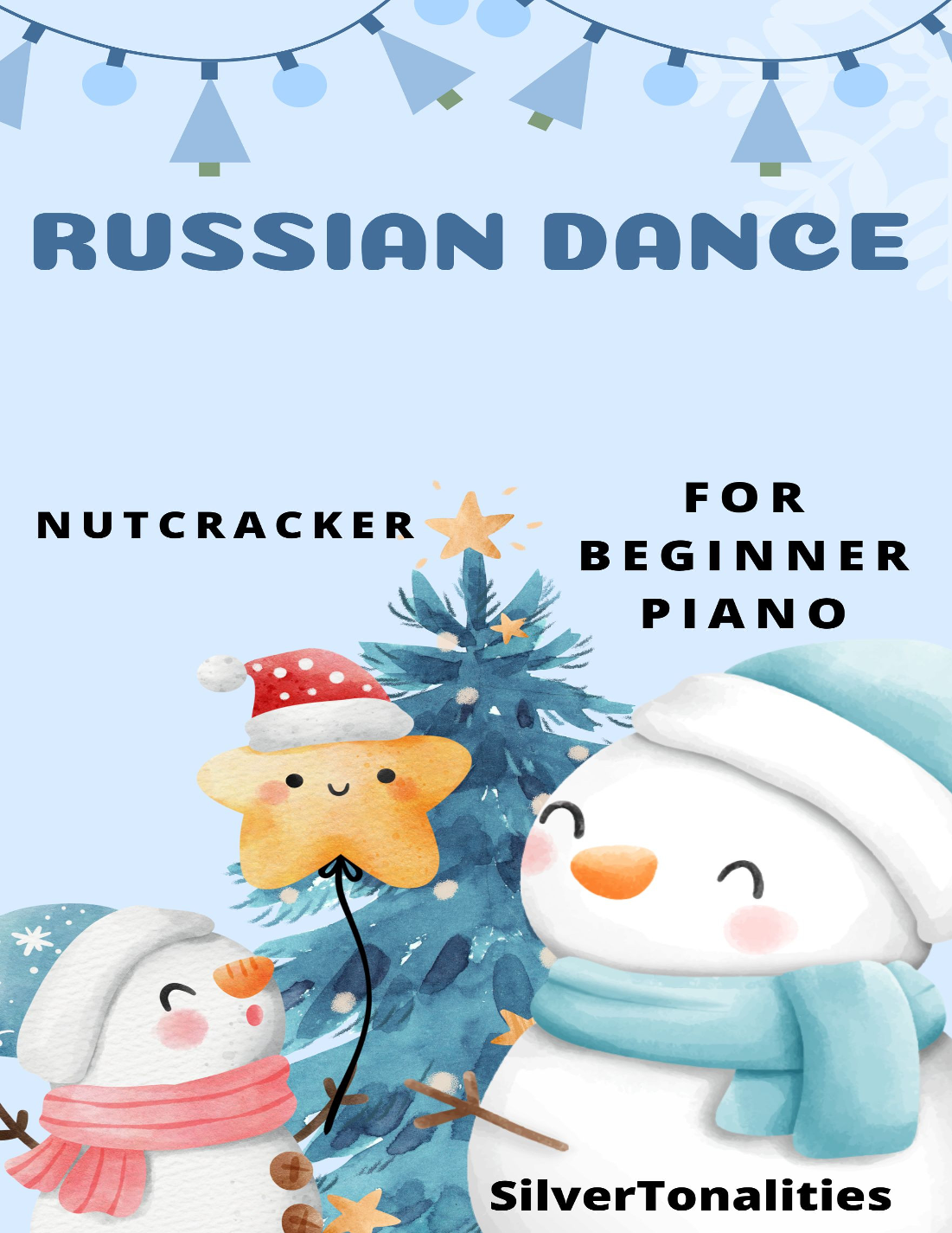 Russian Dance Nutcracker Beginner Piano Sheet Music 2nd Edition (arr ...