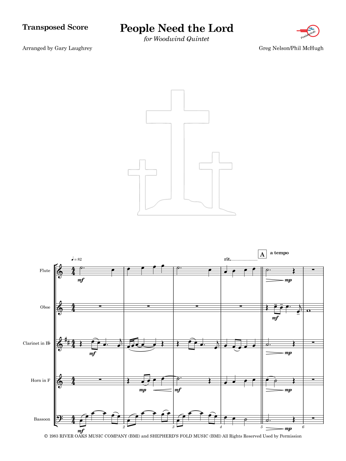 People Need The Lord (arr. Gary Laughrey by Steve Green Sheet Music for ...