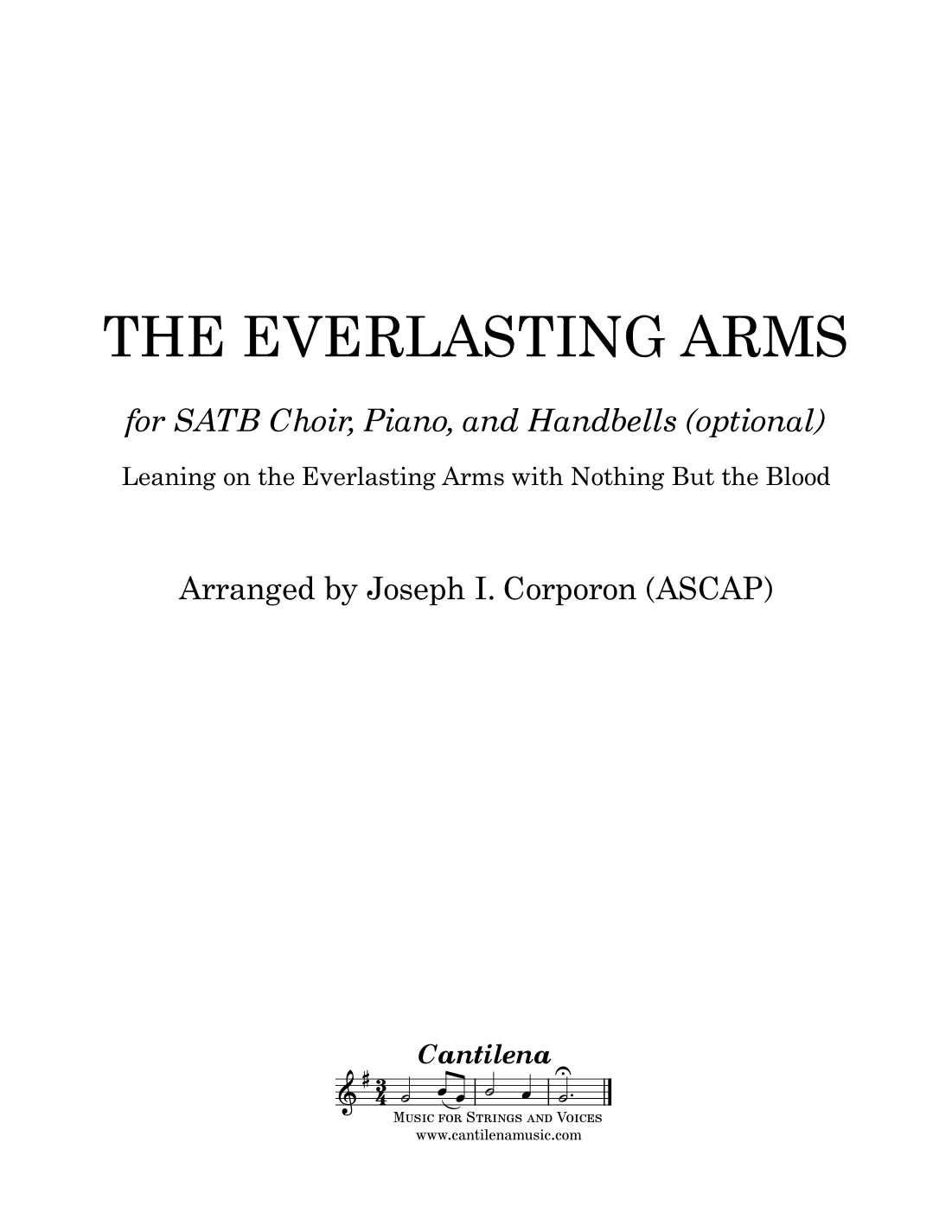 The Everlasting Arms (arr. Joseph I. Corporon) by Elisha A. Hoffman, Anthony J. Showalter, and ...