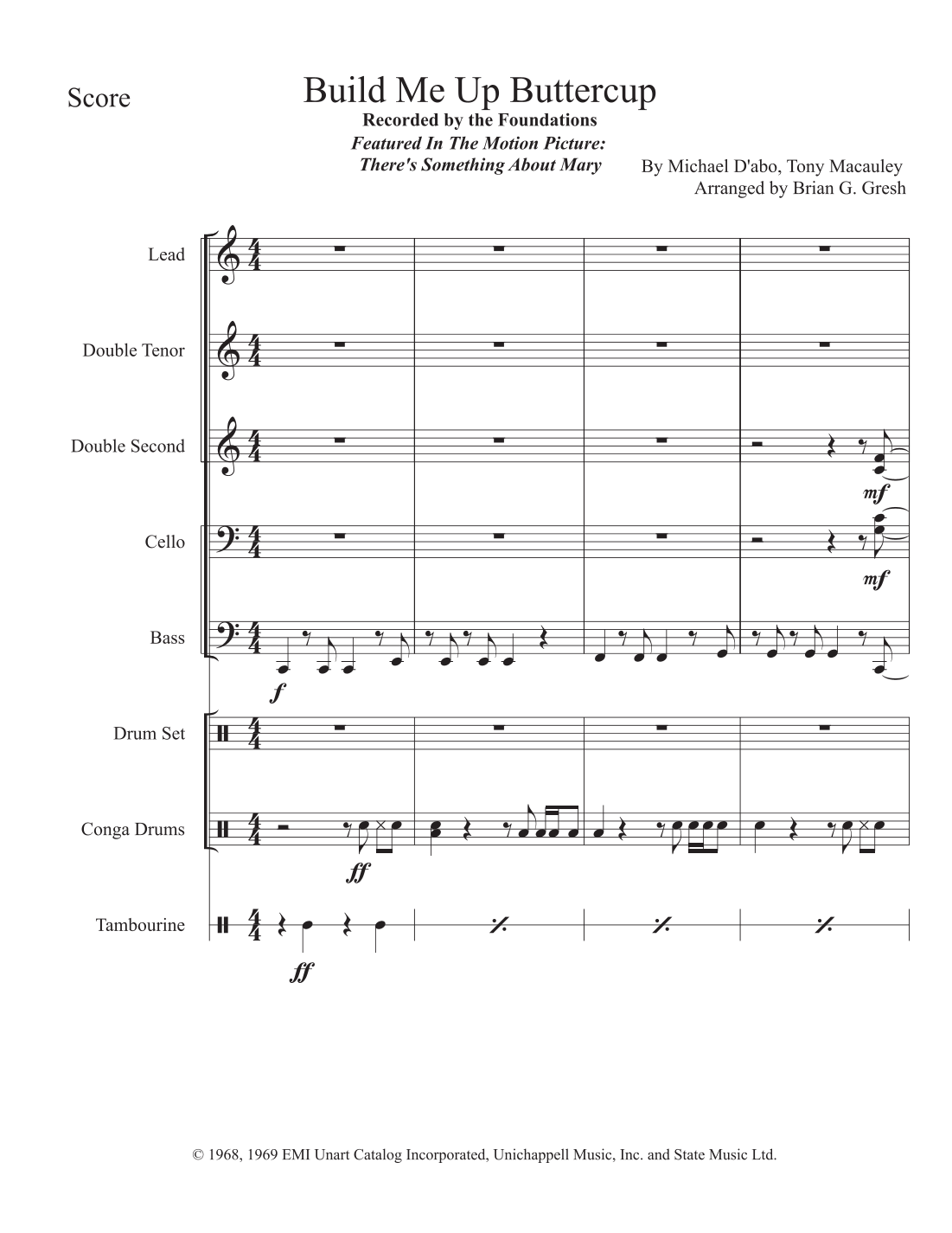 Build Me Up, Buttercup (arr. Brian G Gresh por The Foundations ...