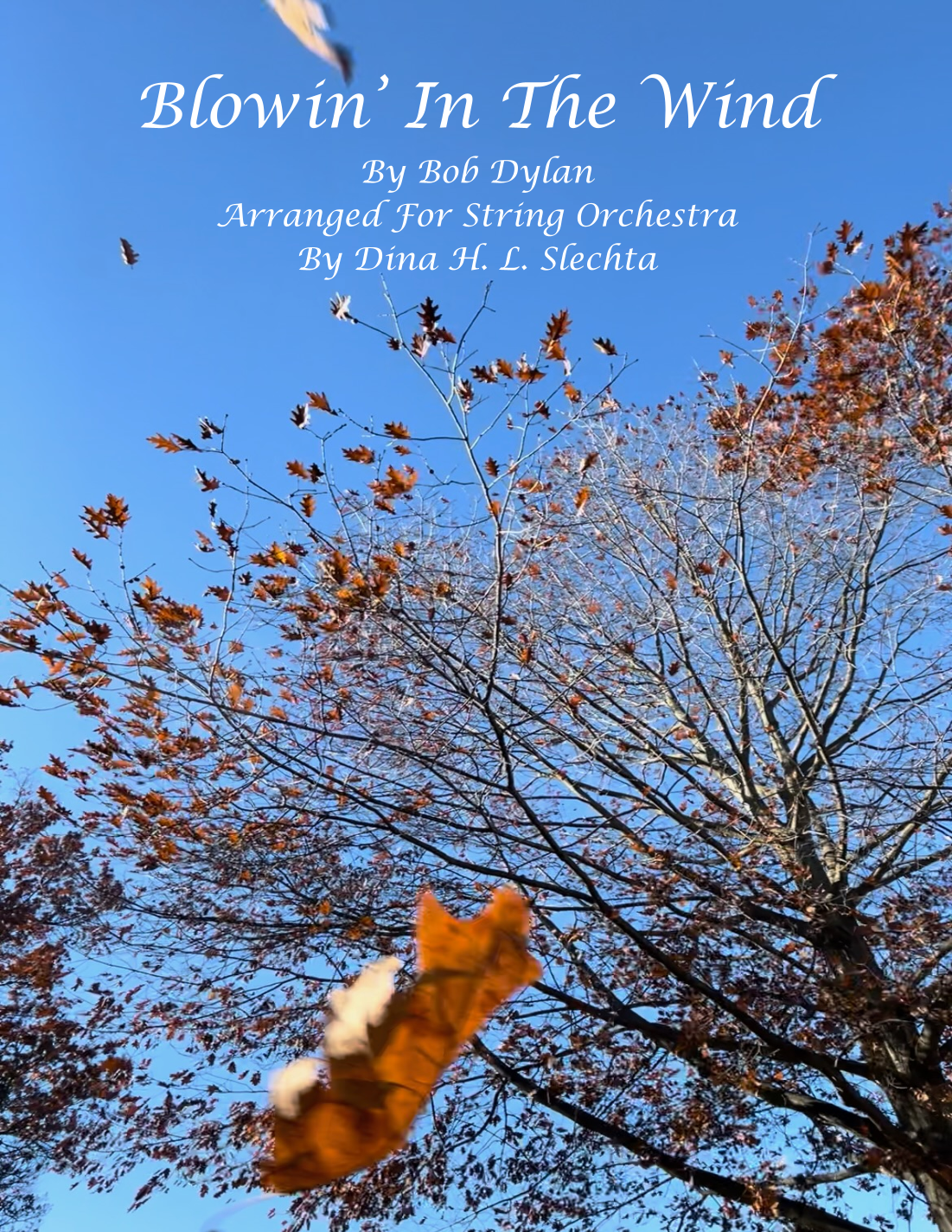 Blowin' In The Wind (arr. Dina H. L. Slechta) by Bob Dylan Sheet Music ...