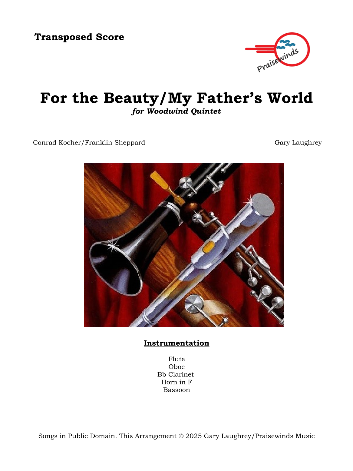 For the Beauty of the Earth/This Is My Father's World (arr. Gary ...